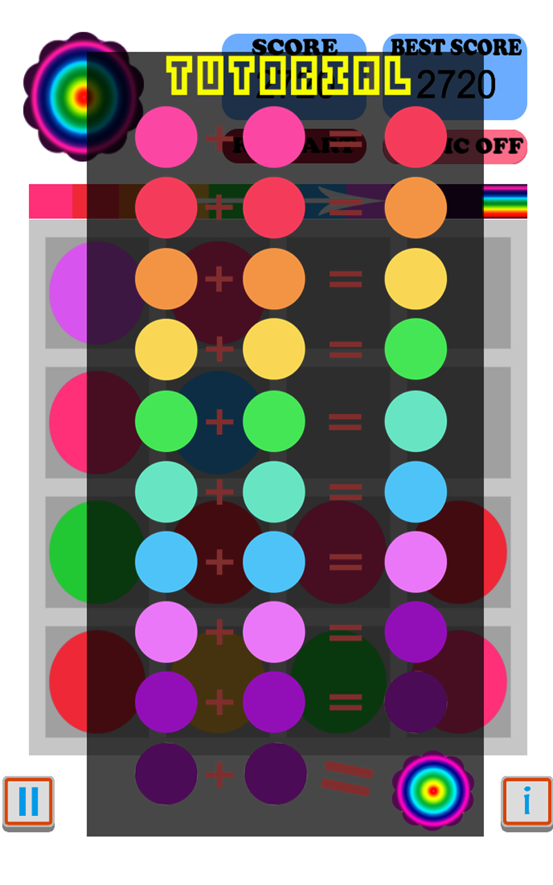 Watercolor Dots Sort Color Rang Puzzle Game - App on Amazon Appstore