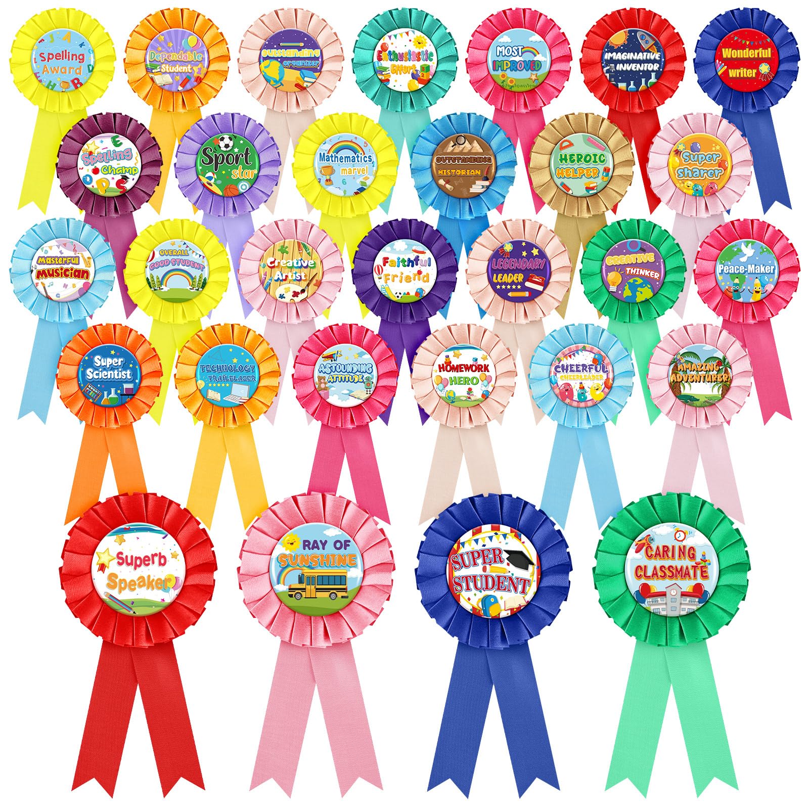 Amazon.com : Landical 30 Pcs Classroom Student Rewards Inspirational ...