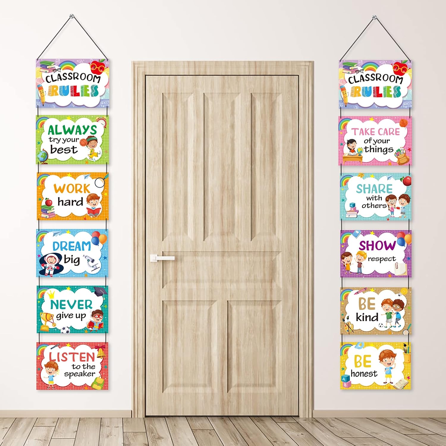 FLYAB Classroom Rules Posters,12Pcs Classroom Rules Philippines | Ubuy