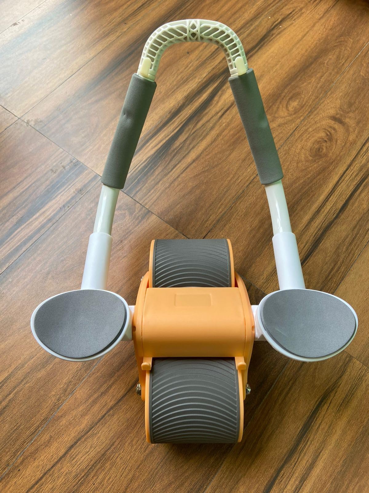 CAMTRON New Ab Roller Wheel with Knee Mat & Timer, Automatic Rebound ...