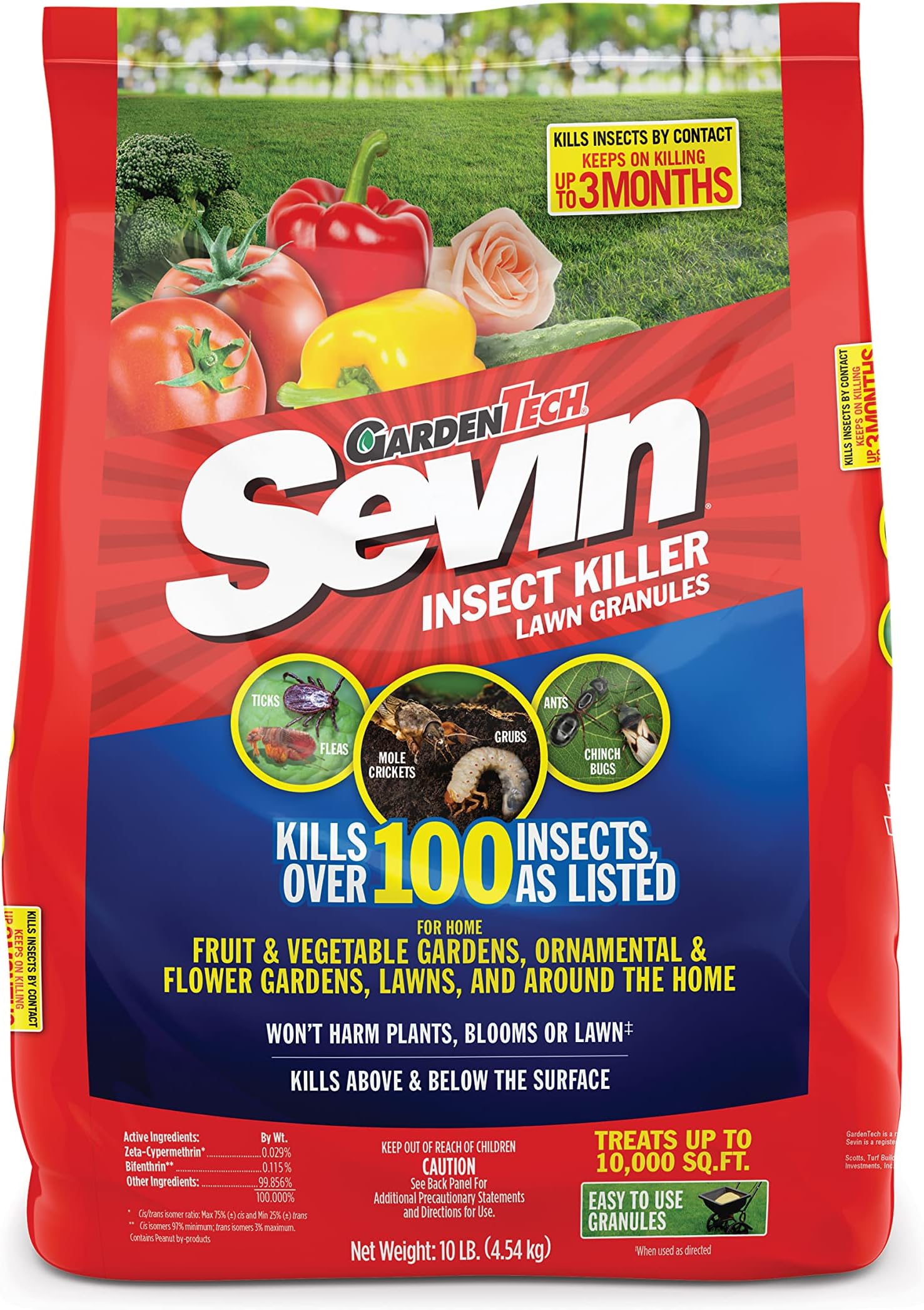 Amazon.com: Sevin Lawn Insect Granules, 20 Pounds : Patio, Lawn & Garden