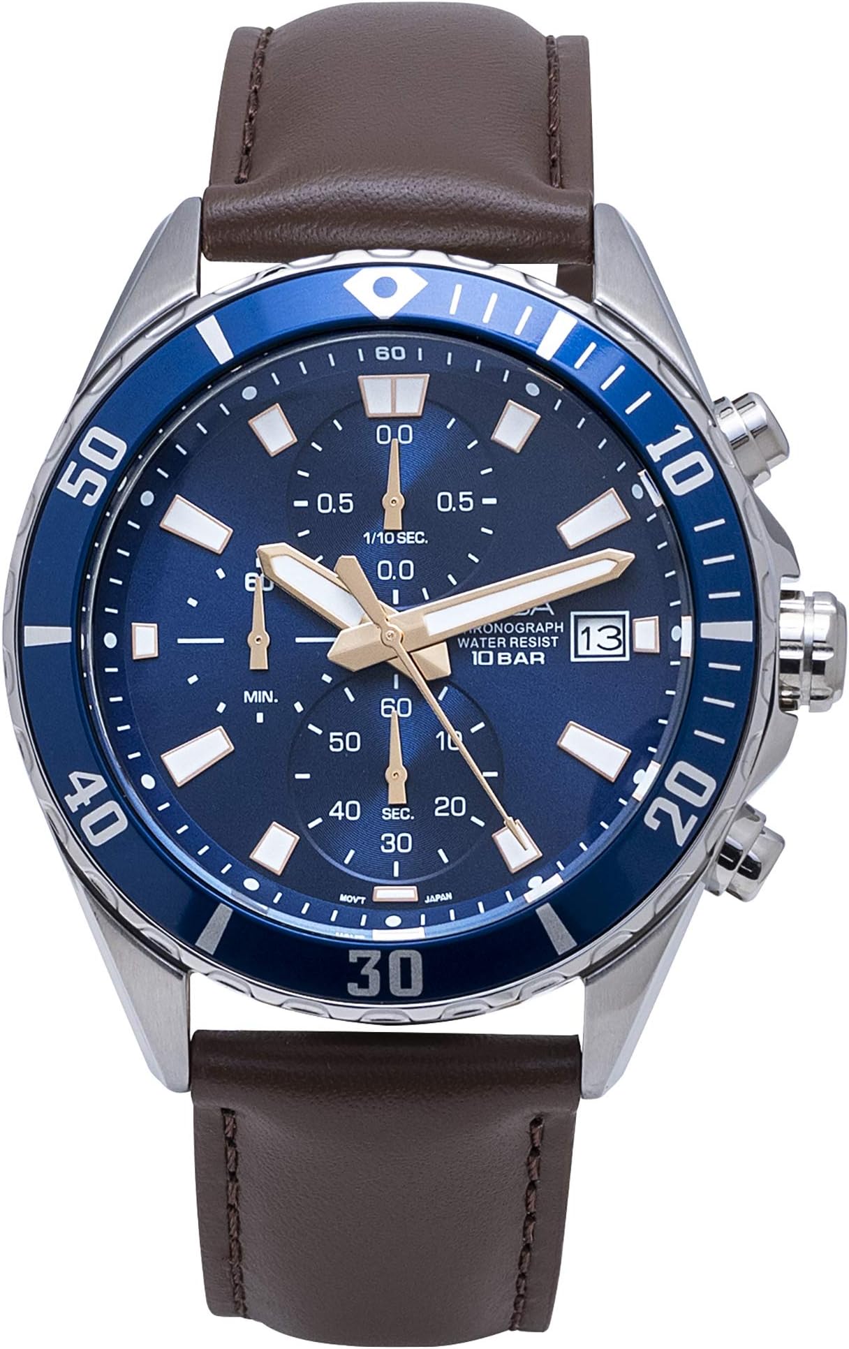 Buy Alba Stainless Steel Men Analog Watches, Dial & Band Color: Blue at ...