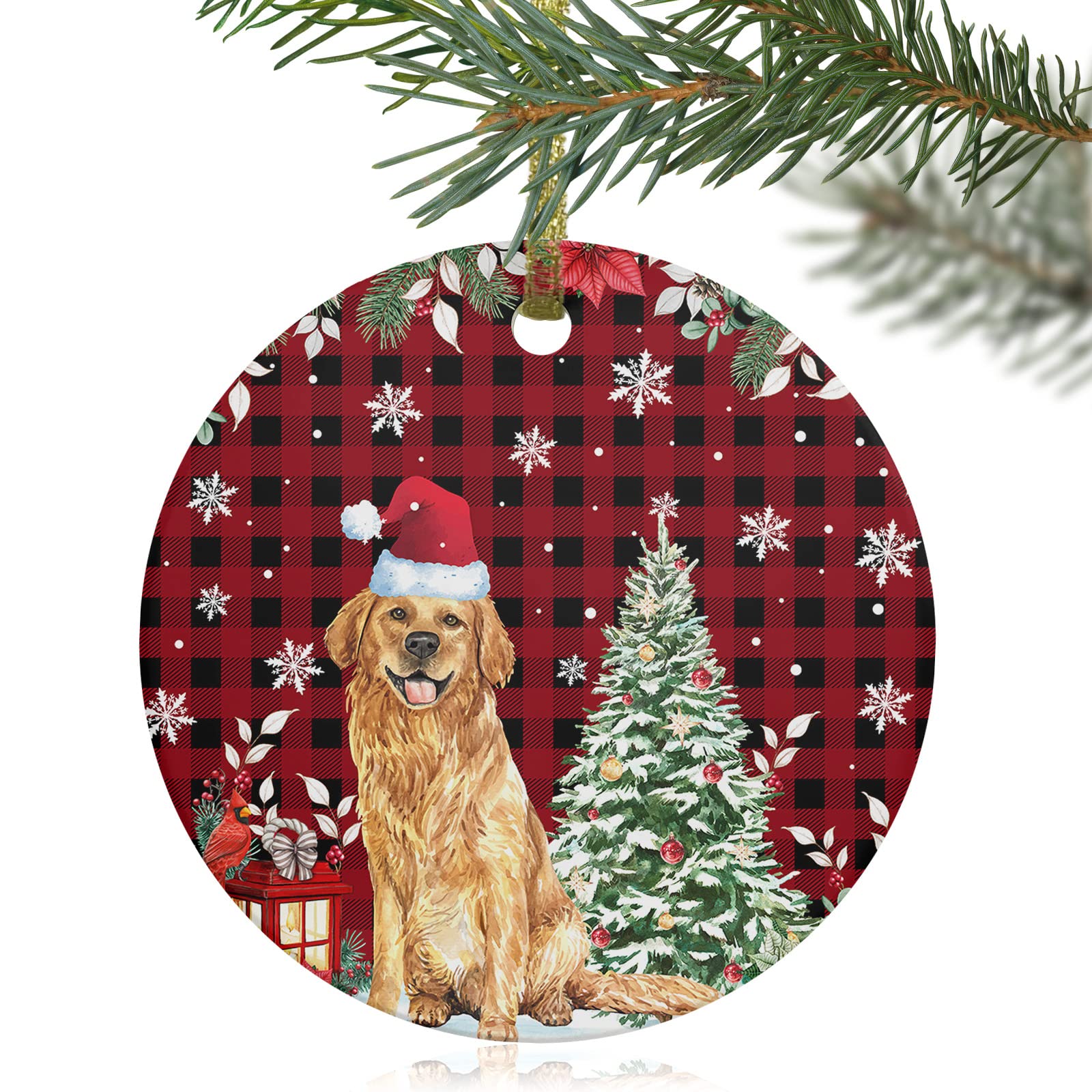 Dogs In Christmas Trees