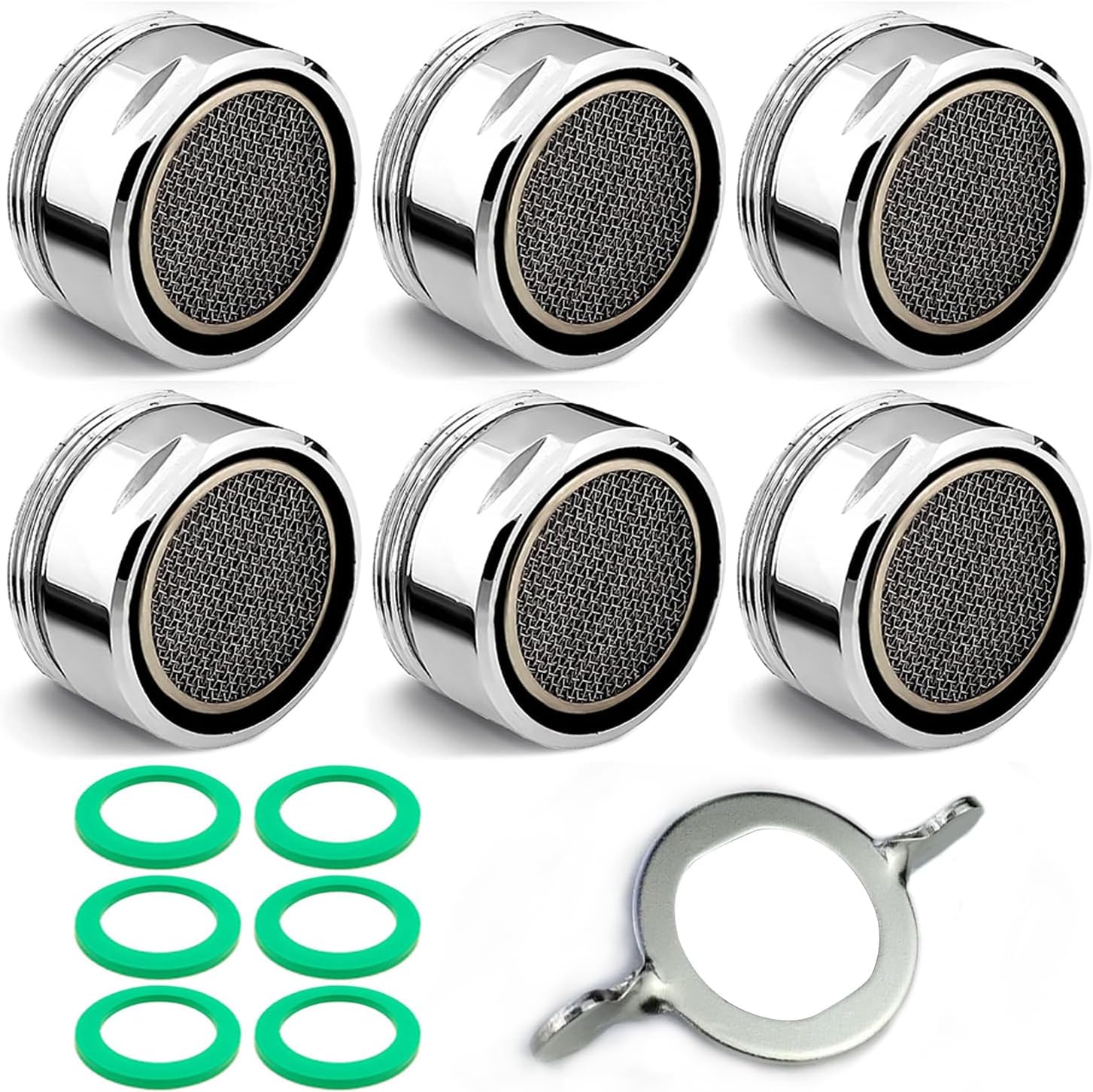 Faucet Aerator 6 Pack DICKIS 24mm Universal Kitchen Tap Aerator ...