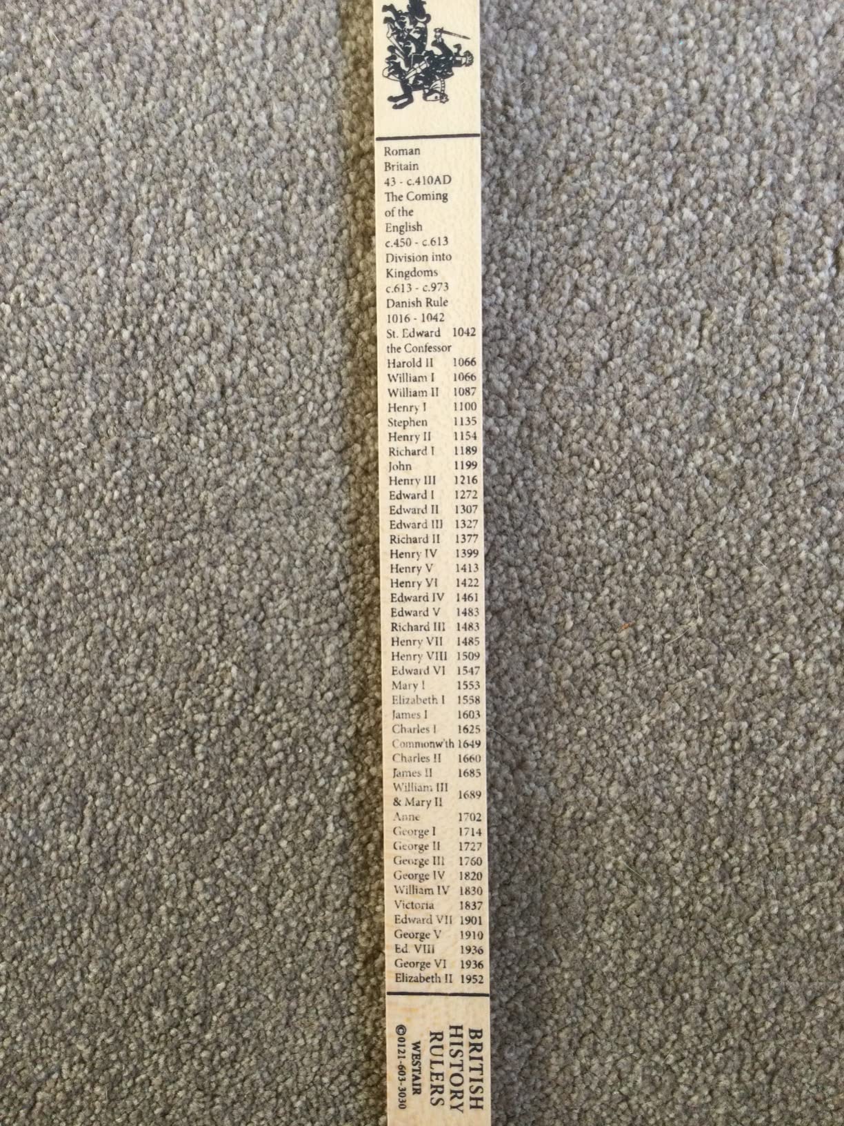 British History Ruler - 30cm : Amazon.co.uk: Stationery & Office Supplies