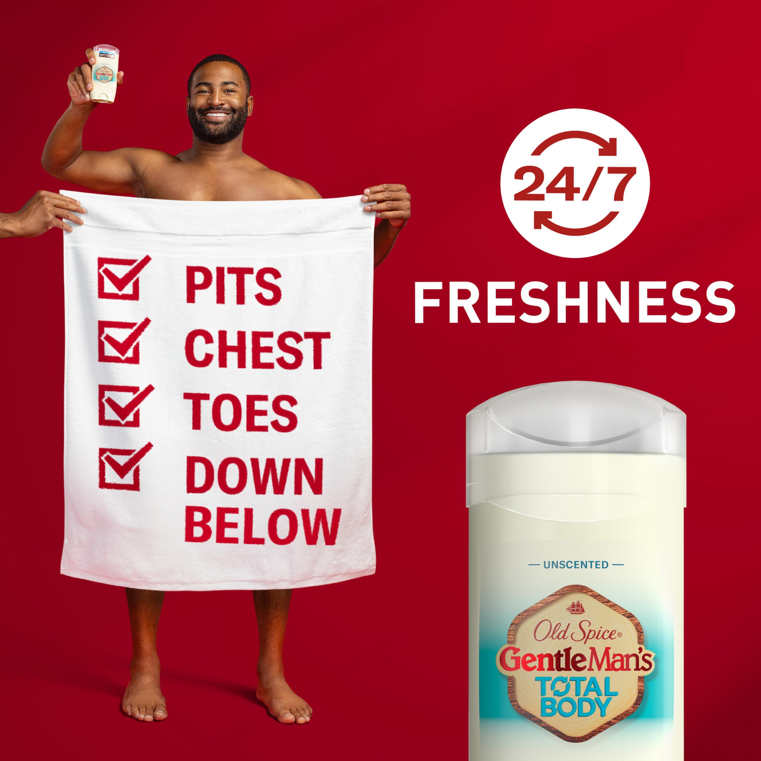 Snapklik.com : Total Body Deodorant For Men, Unscented, Aluminum Free ...