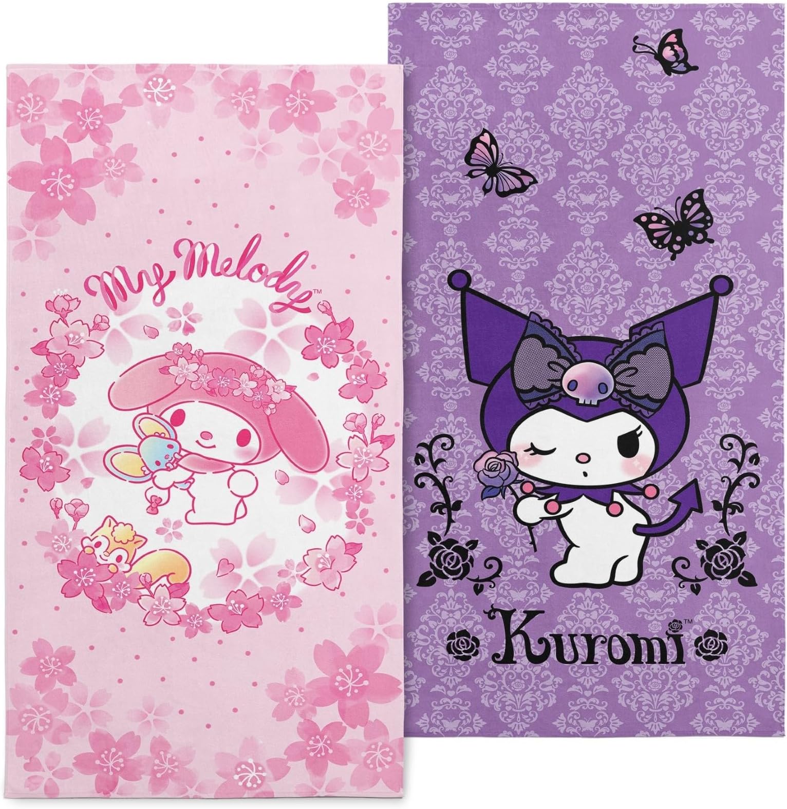 Amazon.com: Hello Kitty Beach Towel Set - Bundle with 27x54 Hello Kitty ...