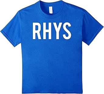 Amazon.com: Rhys T Shirt - Cool new funny name fan cheap gift tee ...