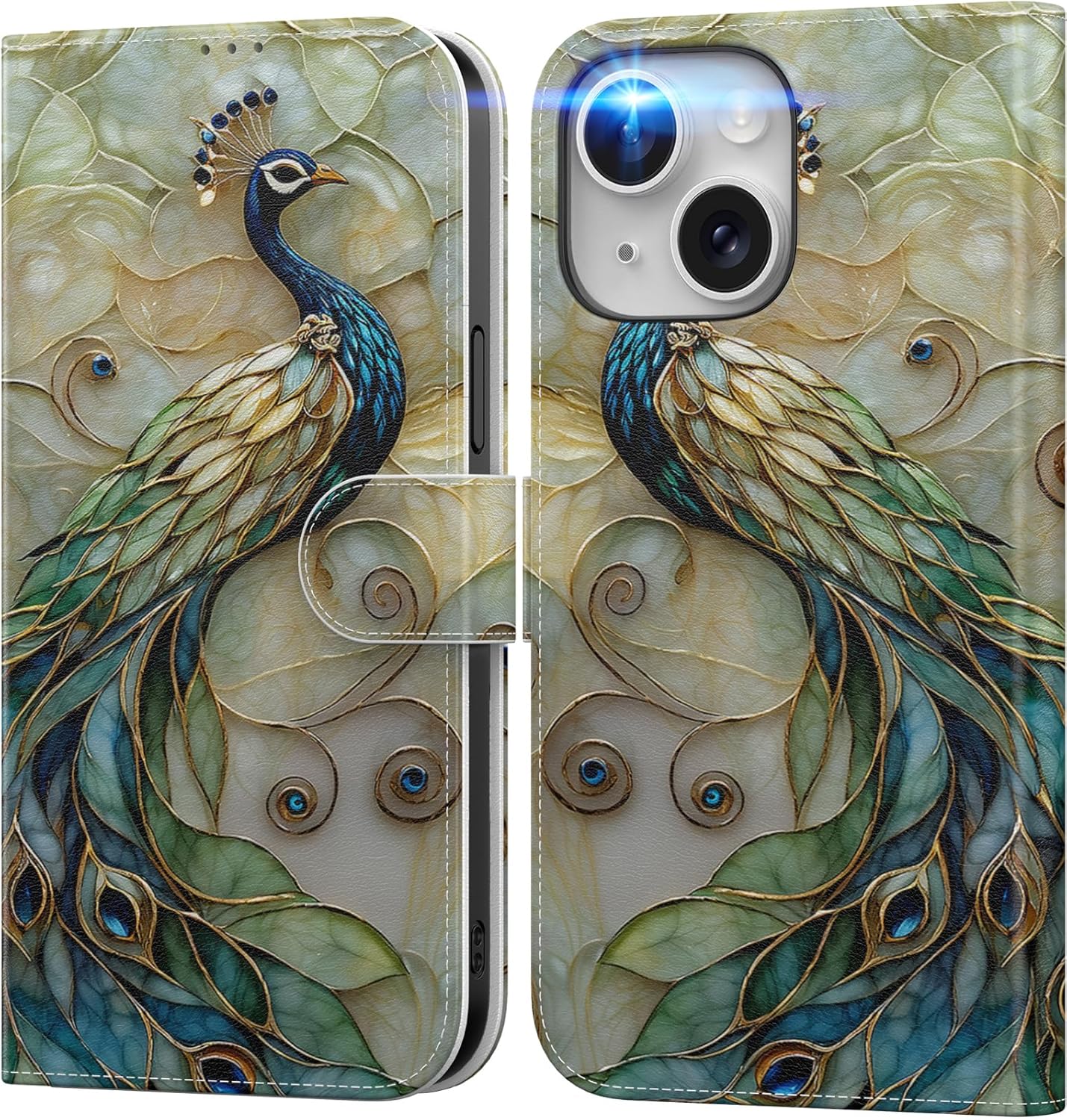 Amazon.com: DEENAKIN for iPhone 14 Plus Wallet Case with Card Holder ...