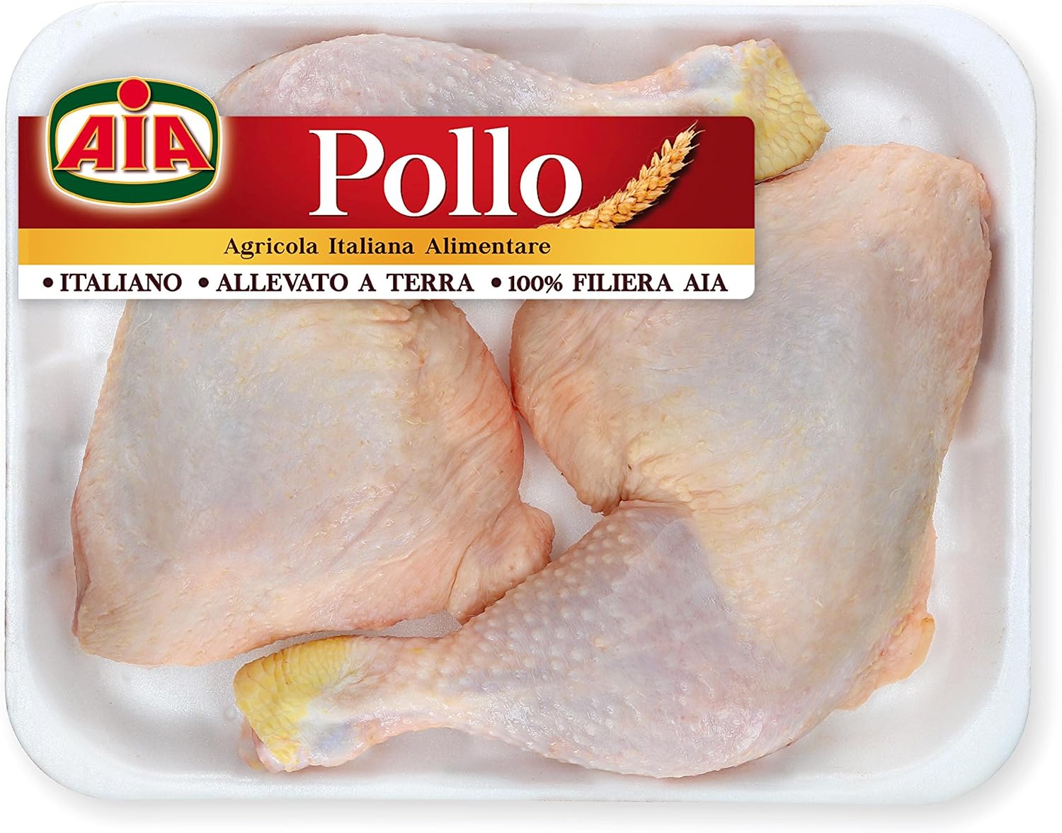 Aia Pollo Italiano Allevato a Terra 2 Pezzi, 700 - 800g : Amazon.it ...