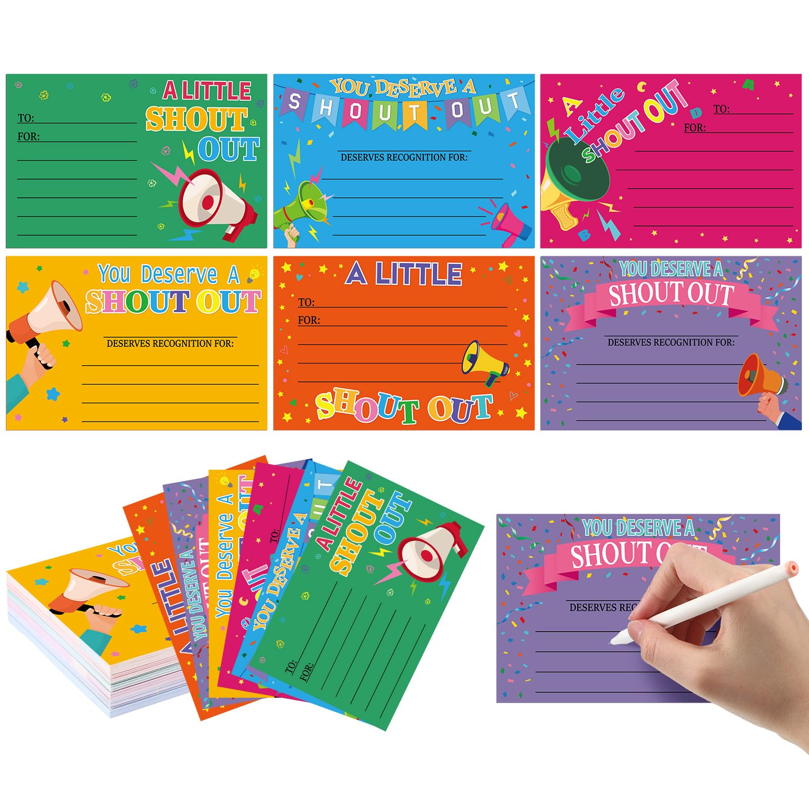 Snapklik.com : Eersida 120 Count Fun Shout Out Card Single-Sided Print ...