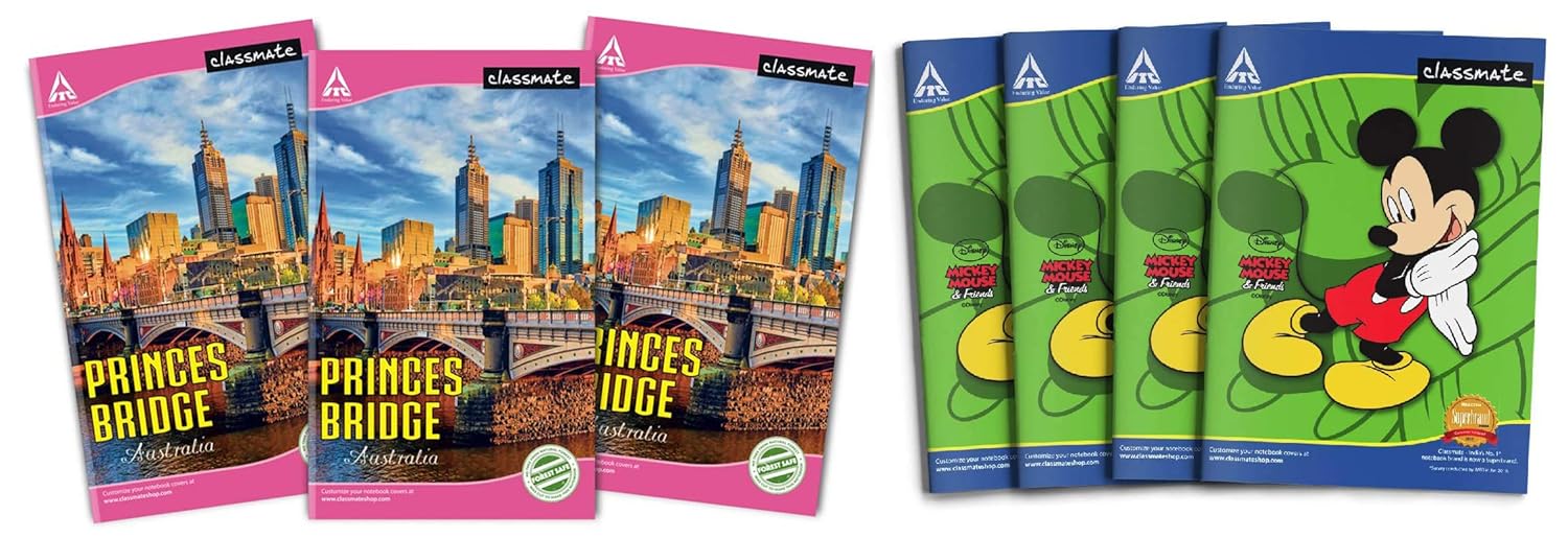 Classmate Long Book - Unruled, 160 Pages, 314 mm x 194 mm - Pack Of 3 ...