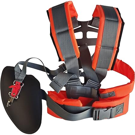 Universal Adjustable Strimmer Harness Padded Trimmer Shoulder Strap ...