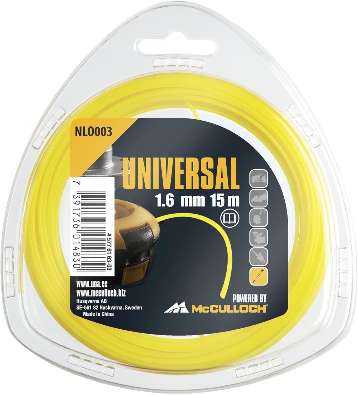 UNIVERSAL NLO003 Standard Trimmer Line Line For All Grass Trimmers - 1. ...