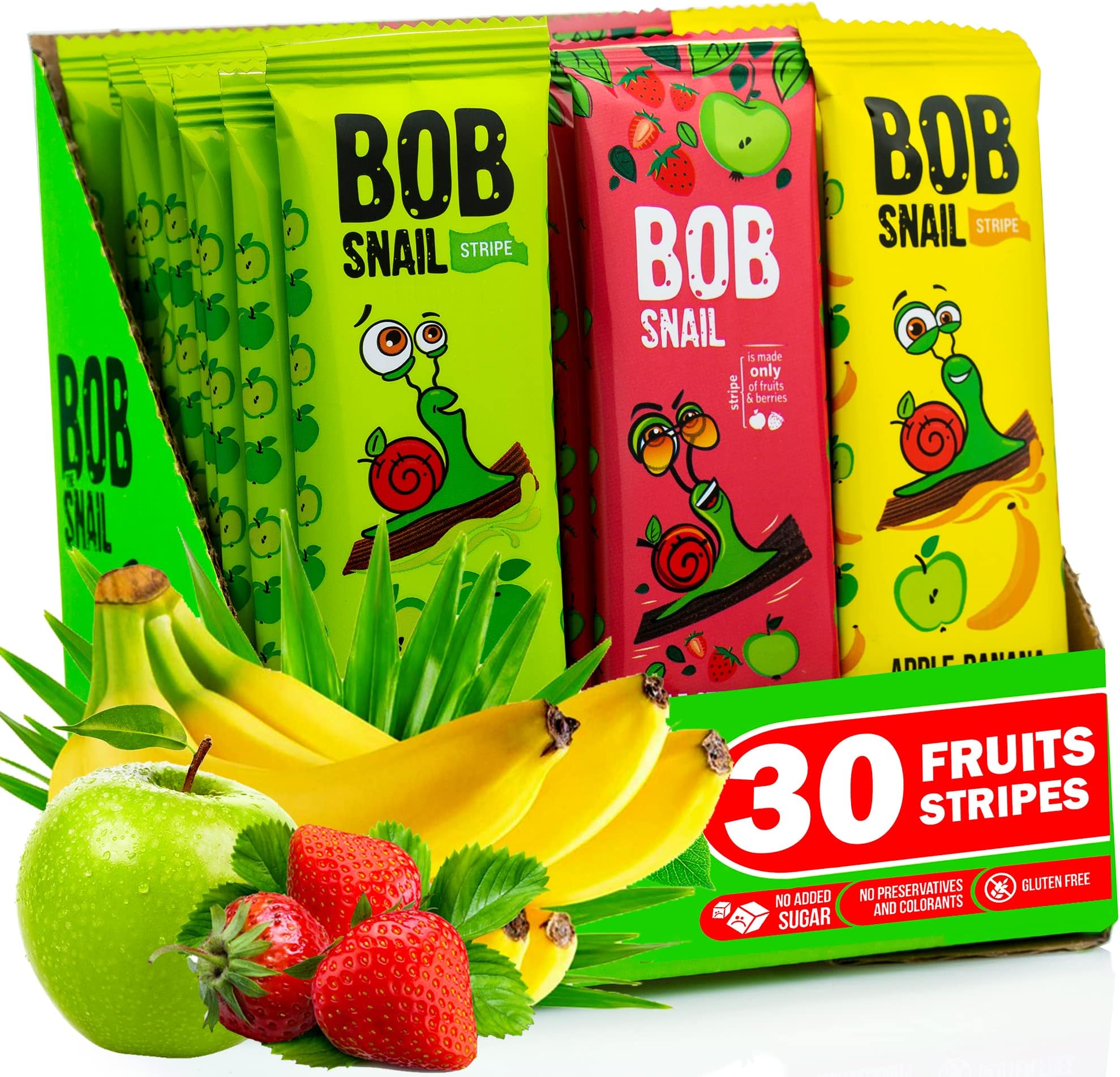 Amazon.com: BOB SNAIL Healthy Fruit Snacks for Adults & Kids