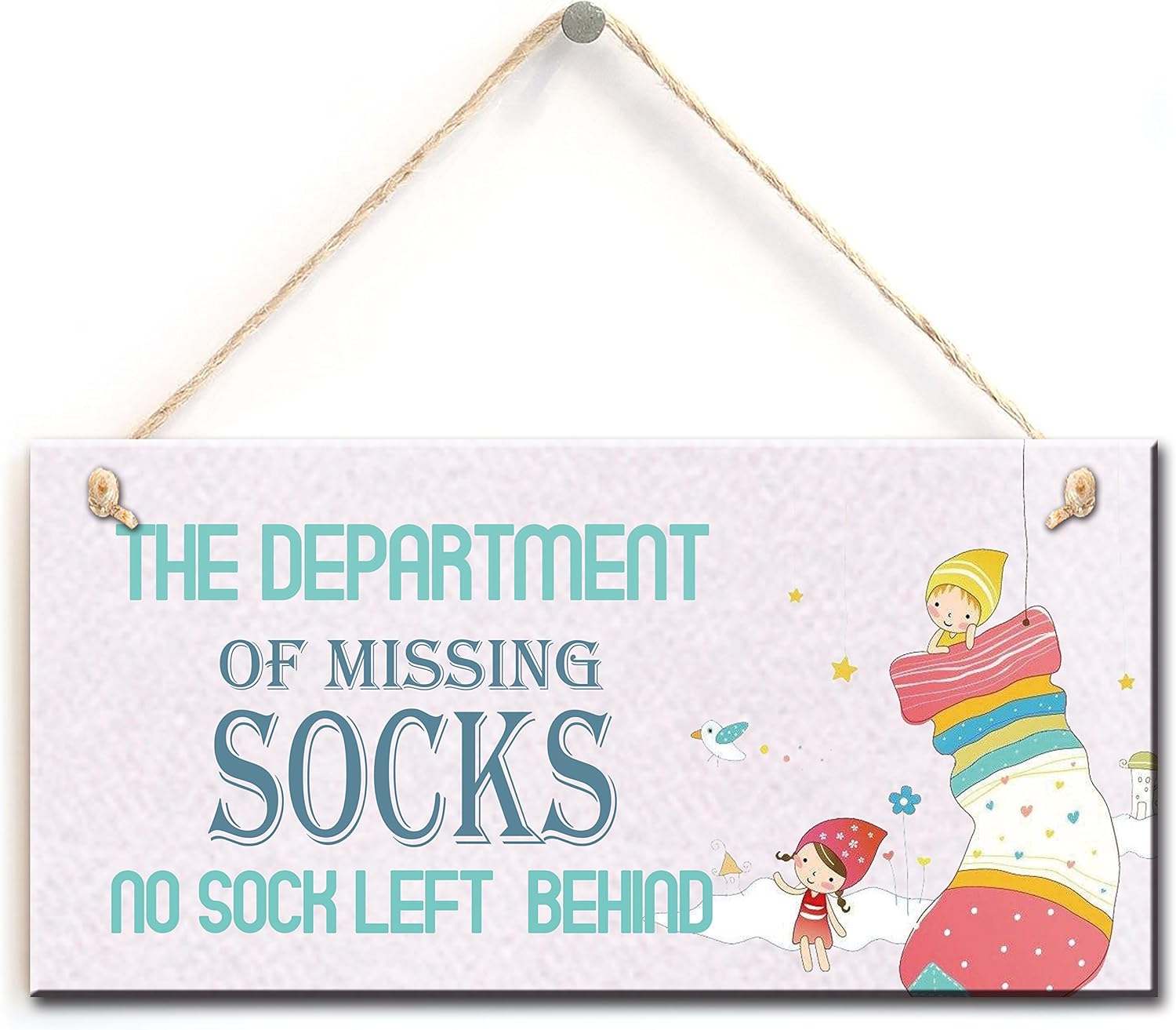 Amazon.com: zhongfei Unique Laundry Room Sign- The Department of ...