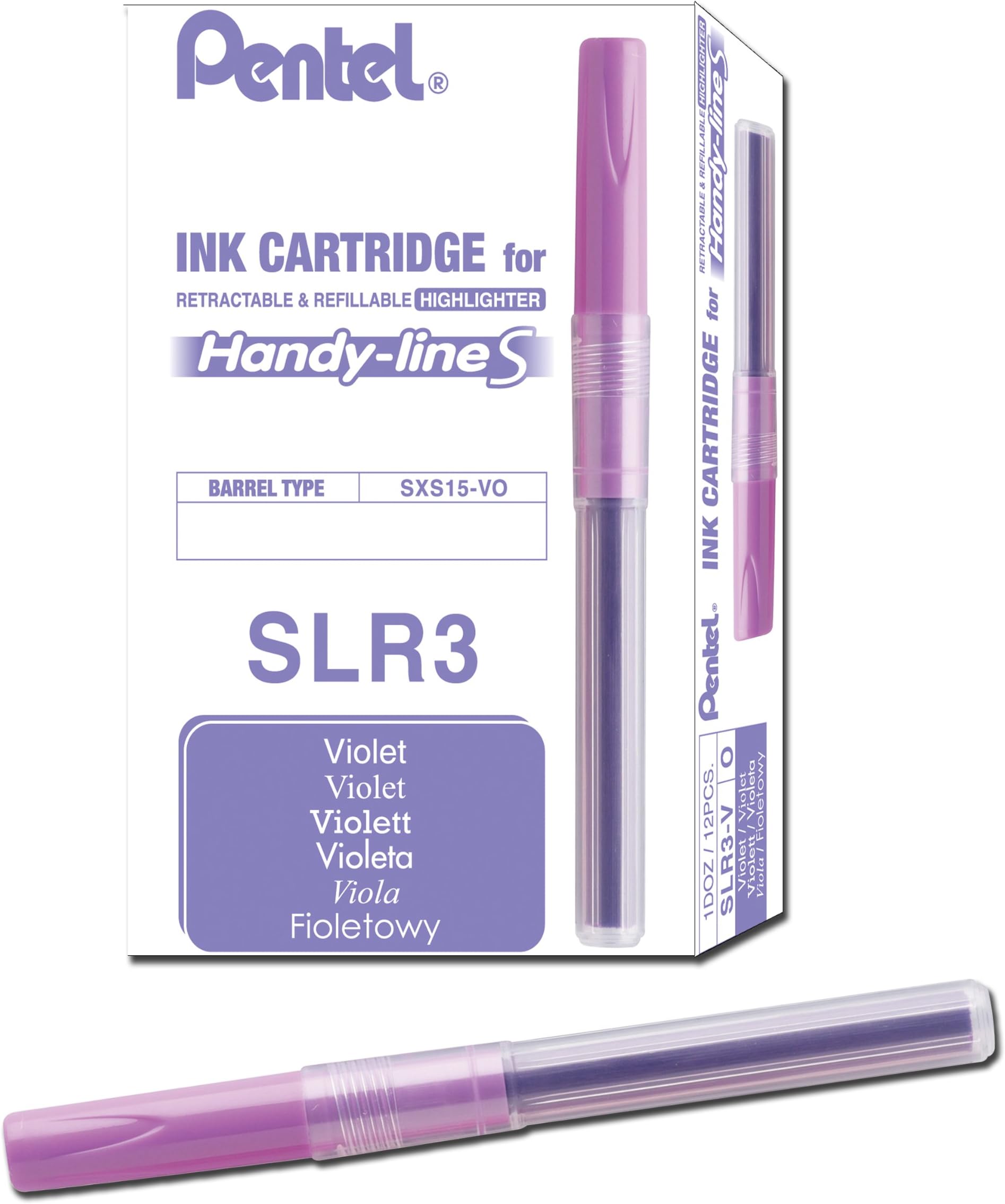 Amazon.com : Pentel SLR3 Handy-line S Highlighter Refill Sky Blue ...