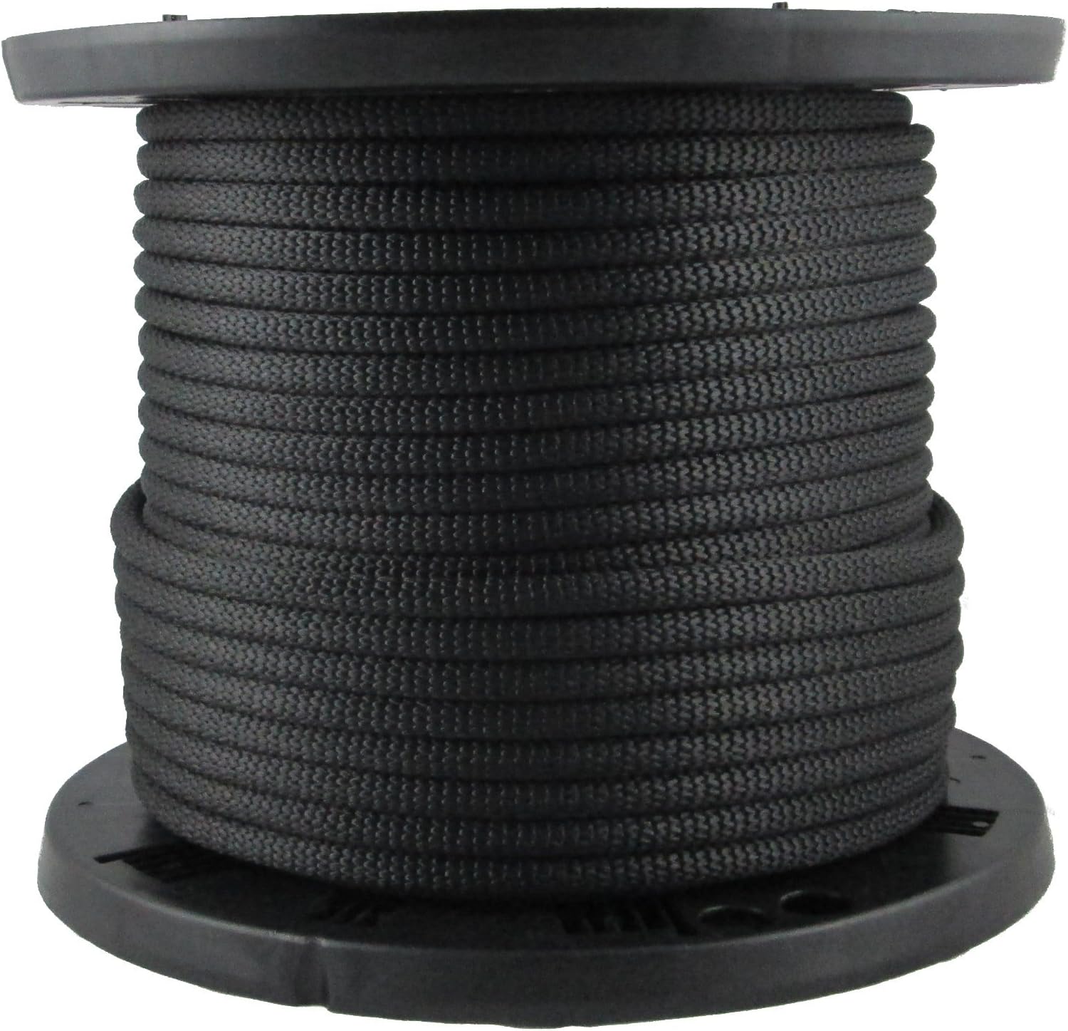 3/8 inch Black Dacron Polyester Rope - 250 Foot Spool | Solid Braid ...