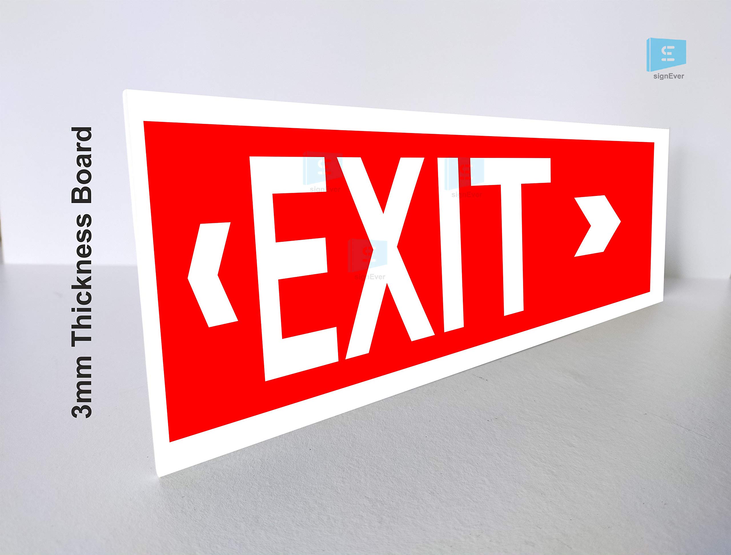 Buy SIGN EVER Exit Sign Boards For Factory Bank Office Hospital ...