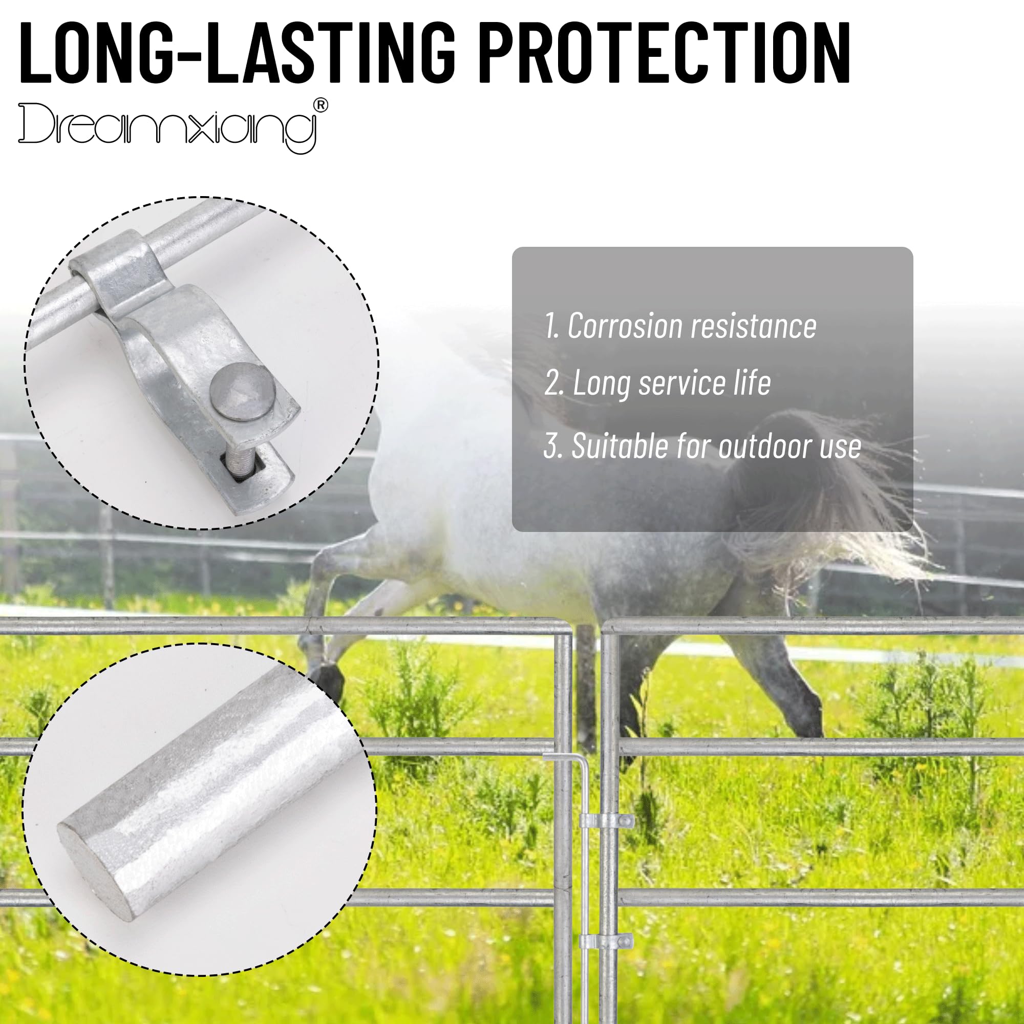 Snapklik.com : Gate Drop Rod For Chain Link Fence, 32" X 1-3/8" Heavy ...