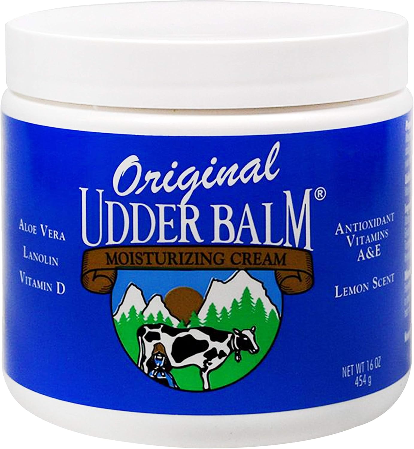 Original Udder Balm Moisturizing Cream 16oz Jar. It's a long way from ...