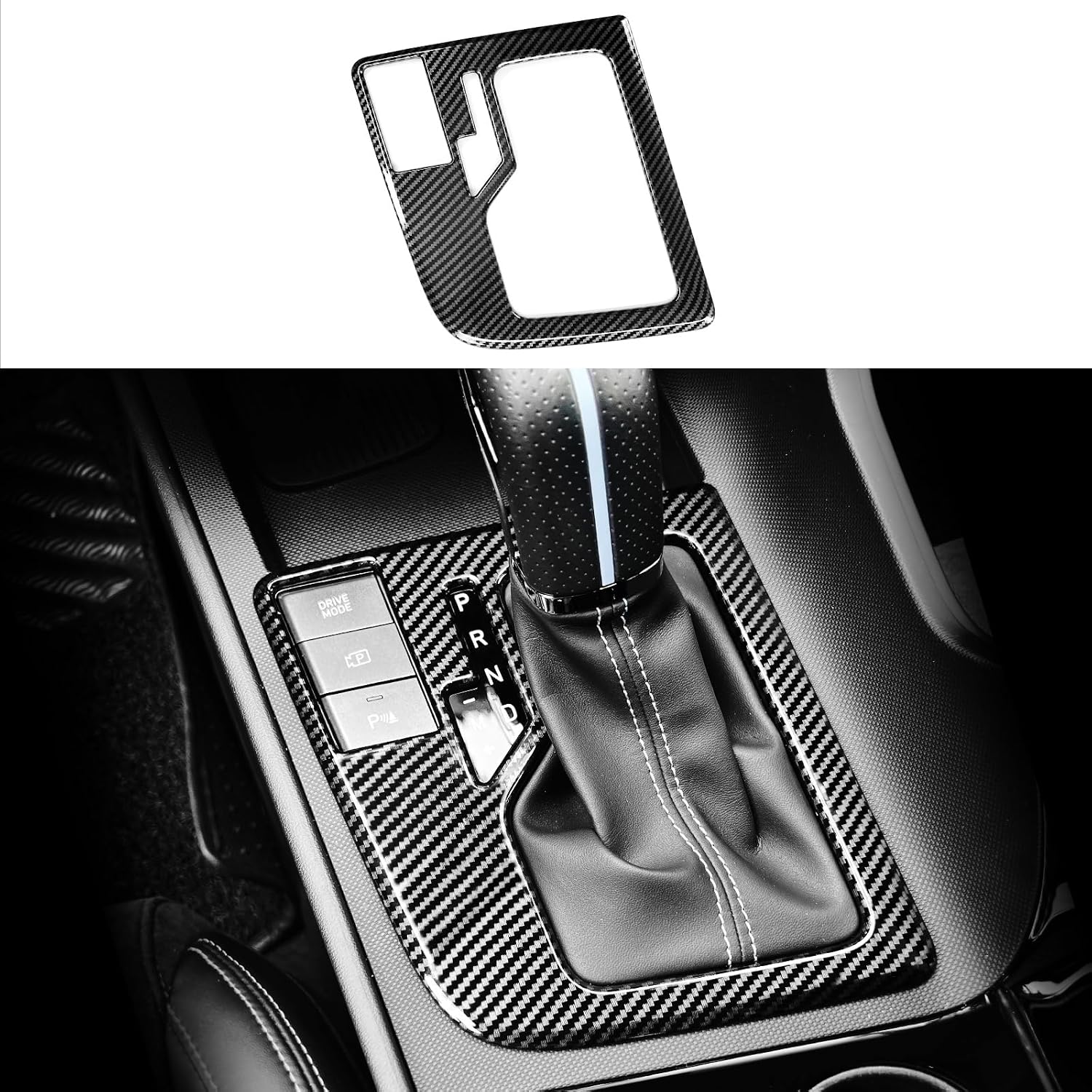 Amazon.com: YOUTOOCAR Gear Shift Panel Cover Interior Accessories ...