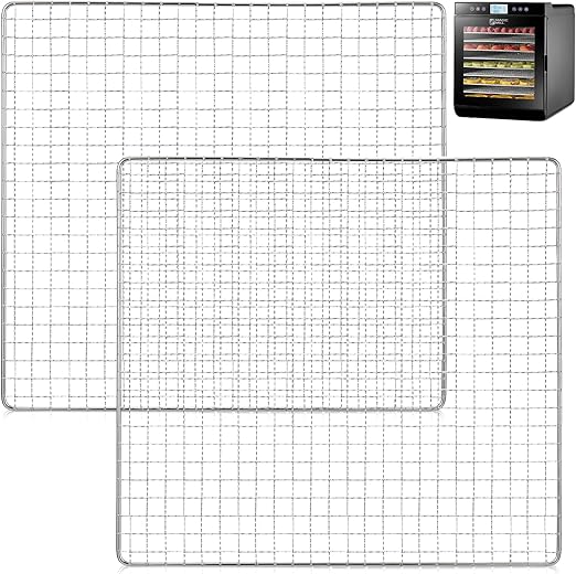 Amazon.com: 13 x 12 Inches Dehydrator Trays Compatible with CP267-FD ...