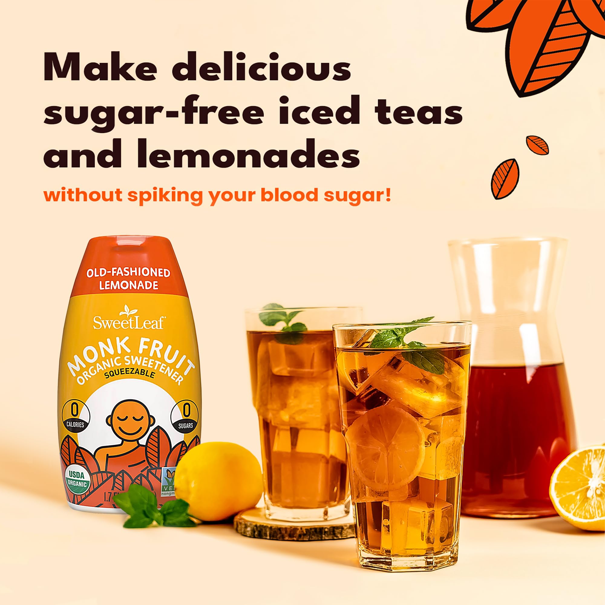 Snapklik.com : SweetLeaf Lemonade Liquid Monk Fruit - Monk Fruit Liquid ...