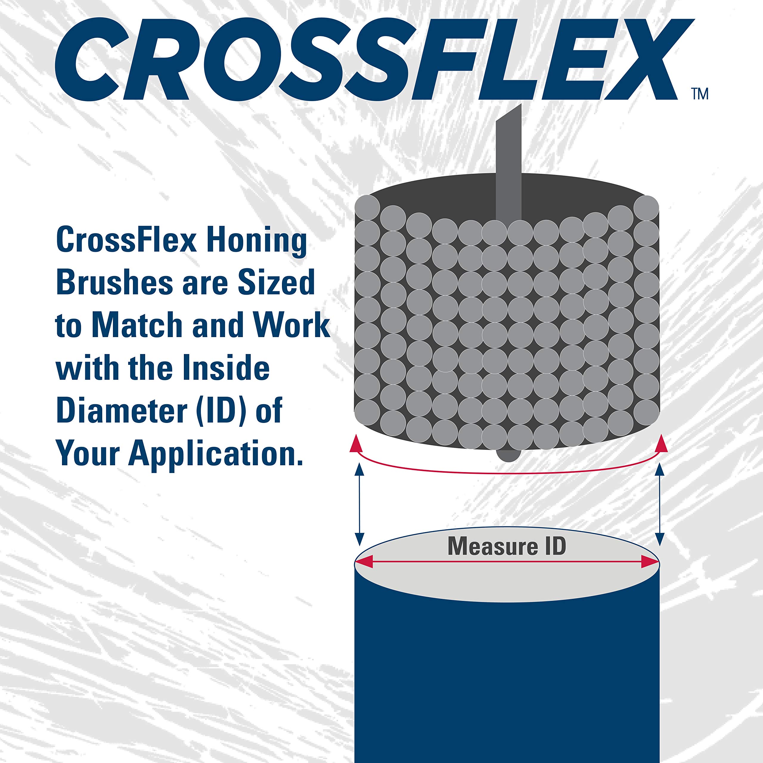 Snapklik.com : 34278 Crossflex Heavy Duty Bore Brush 4-1/4 Diameter ...