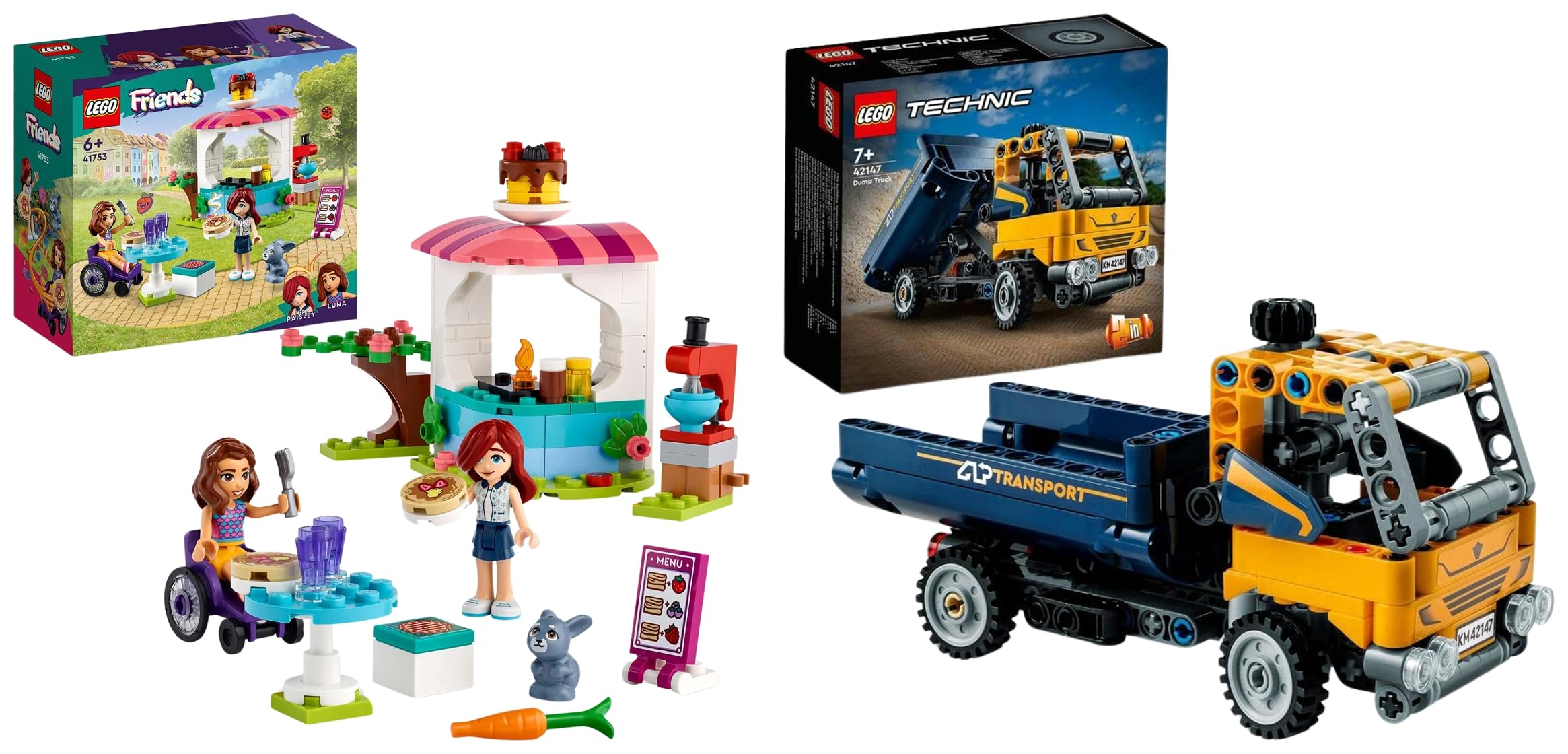 LEGO Friends Pancake Shop 41753 Building Toy Set (157 Pcs),Multicolor ...