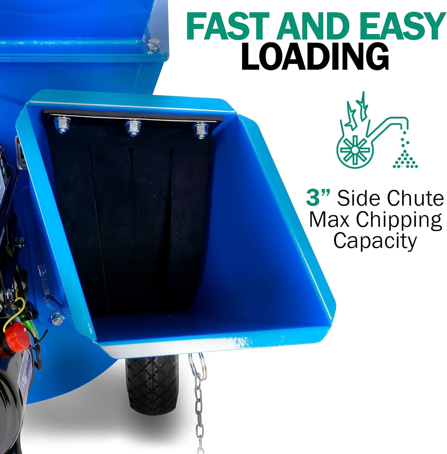 Buy Landworks Wood Chipper 3 in 1 Multi-Function 3 Inch Max Capacity ...