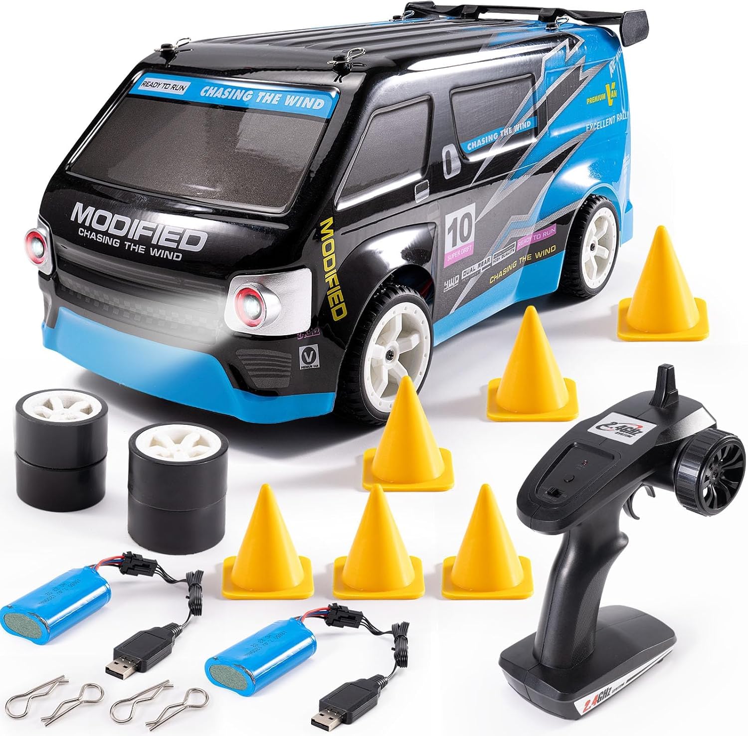 Amazon.com: TADOZIC RC Drift car 1:14 Scale, 4×4 2.4GHz Remote Control ...