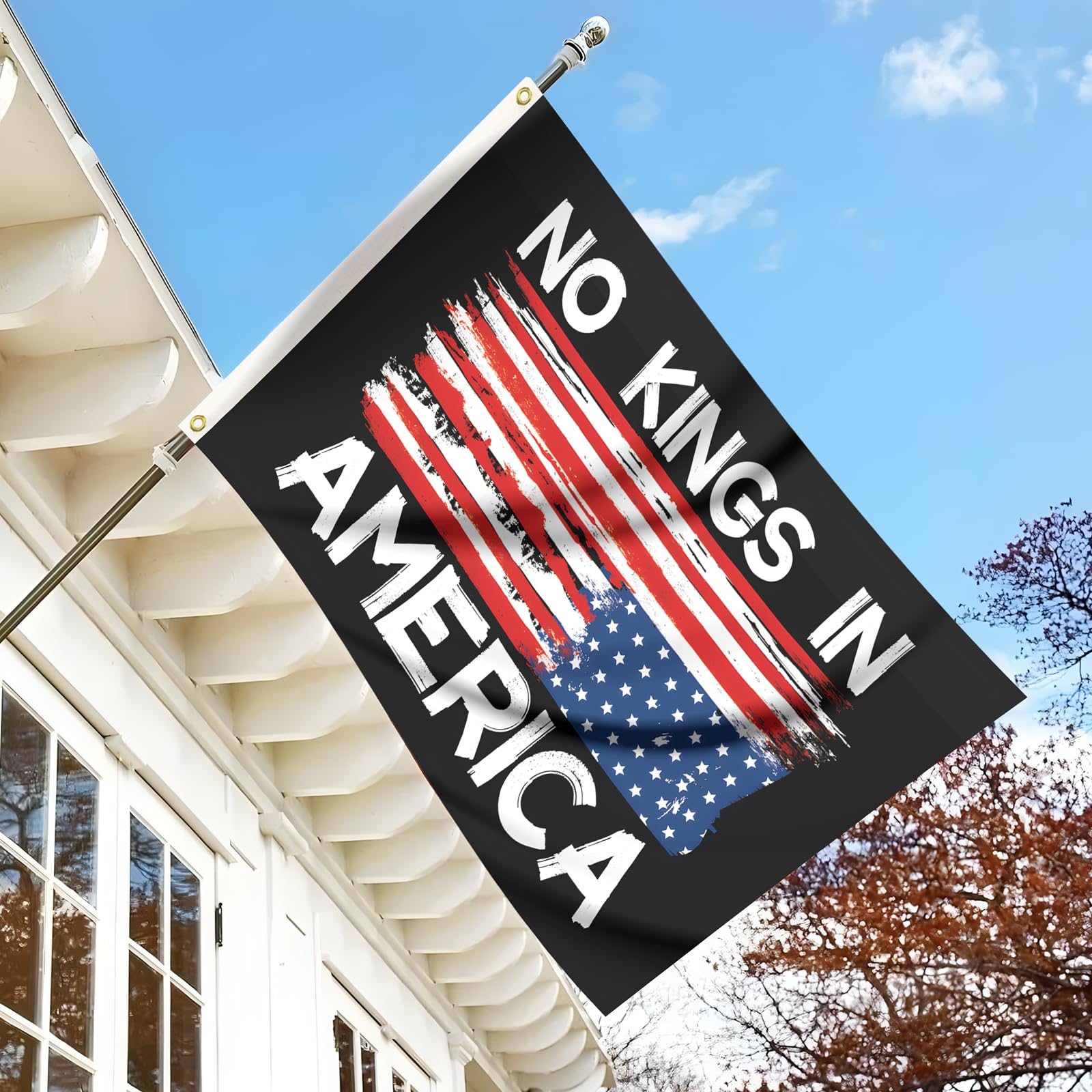 Snapklik.com : No Kings In America Flag 3x5Ft For Outside Large Garden ...