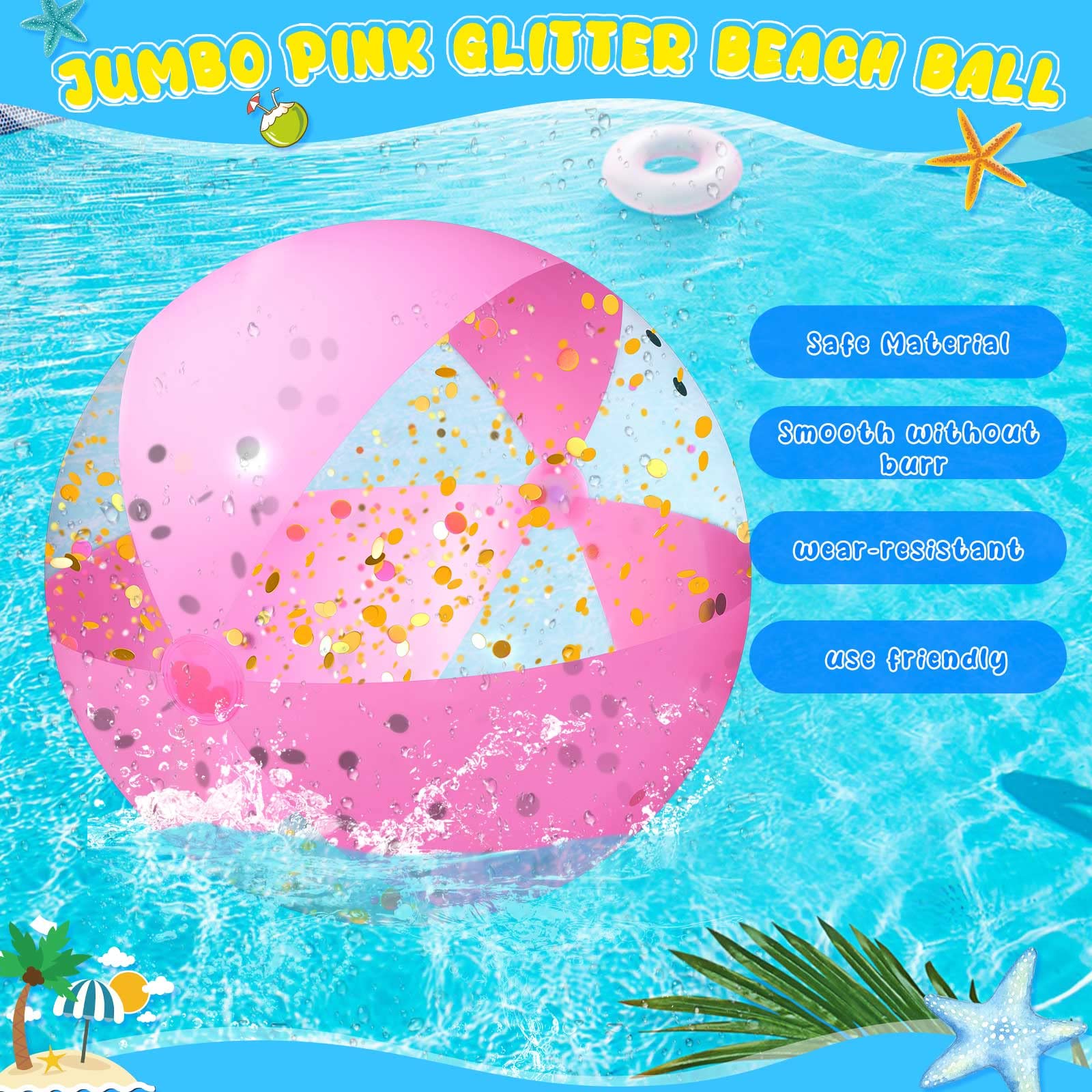 72 Inch Beach Ball