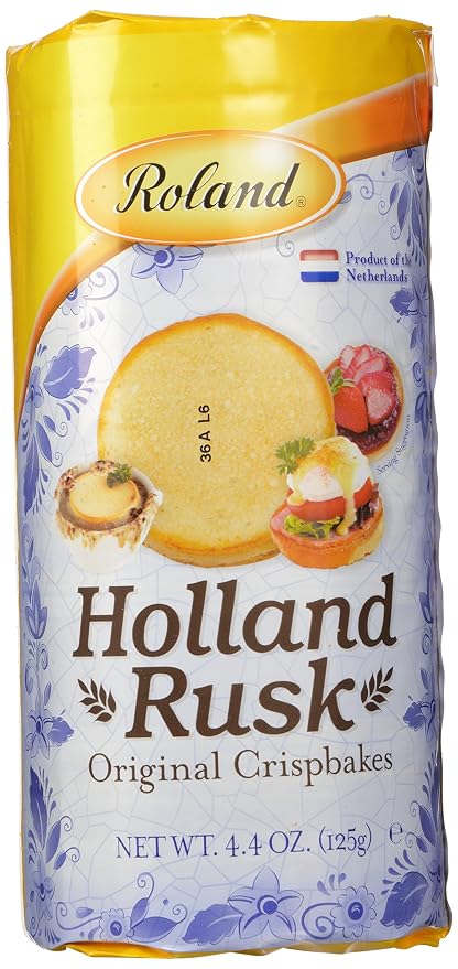 Amazon.com: Roland Holland Rusk Crispbakes, 4.4 Ounce (Pack of 1)