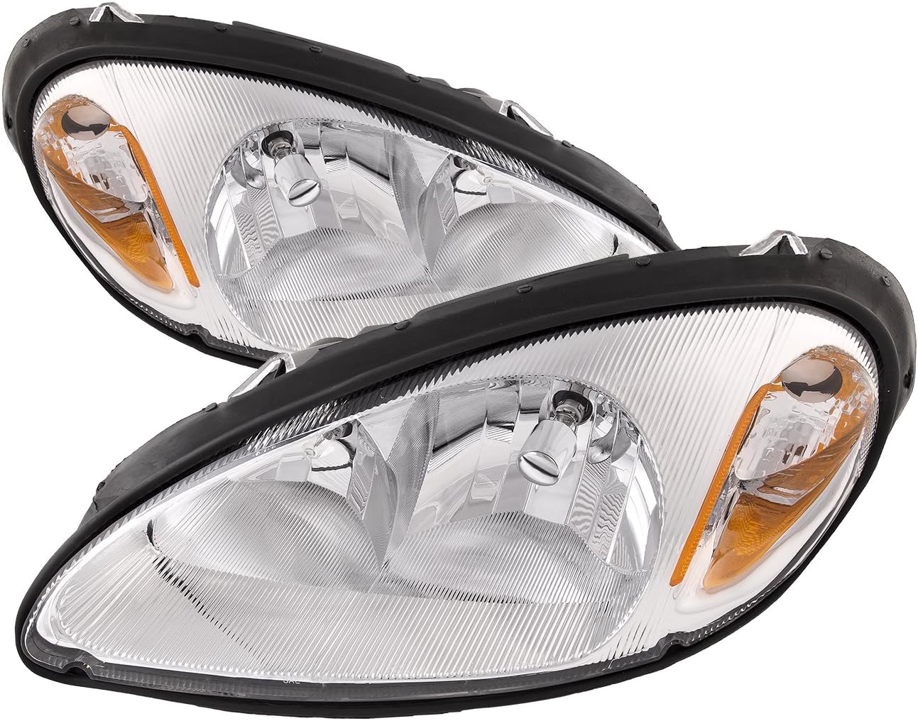 Amazon.com: For Chrysler PT Cruiser Headlights Lamps Set 2001 2002 2003 ...