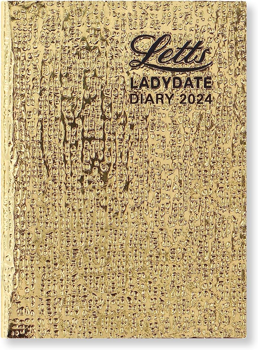 Letts Lexicon Mini Pocket week to view 2024 diary - black : Amazon.co ...