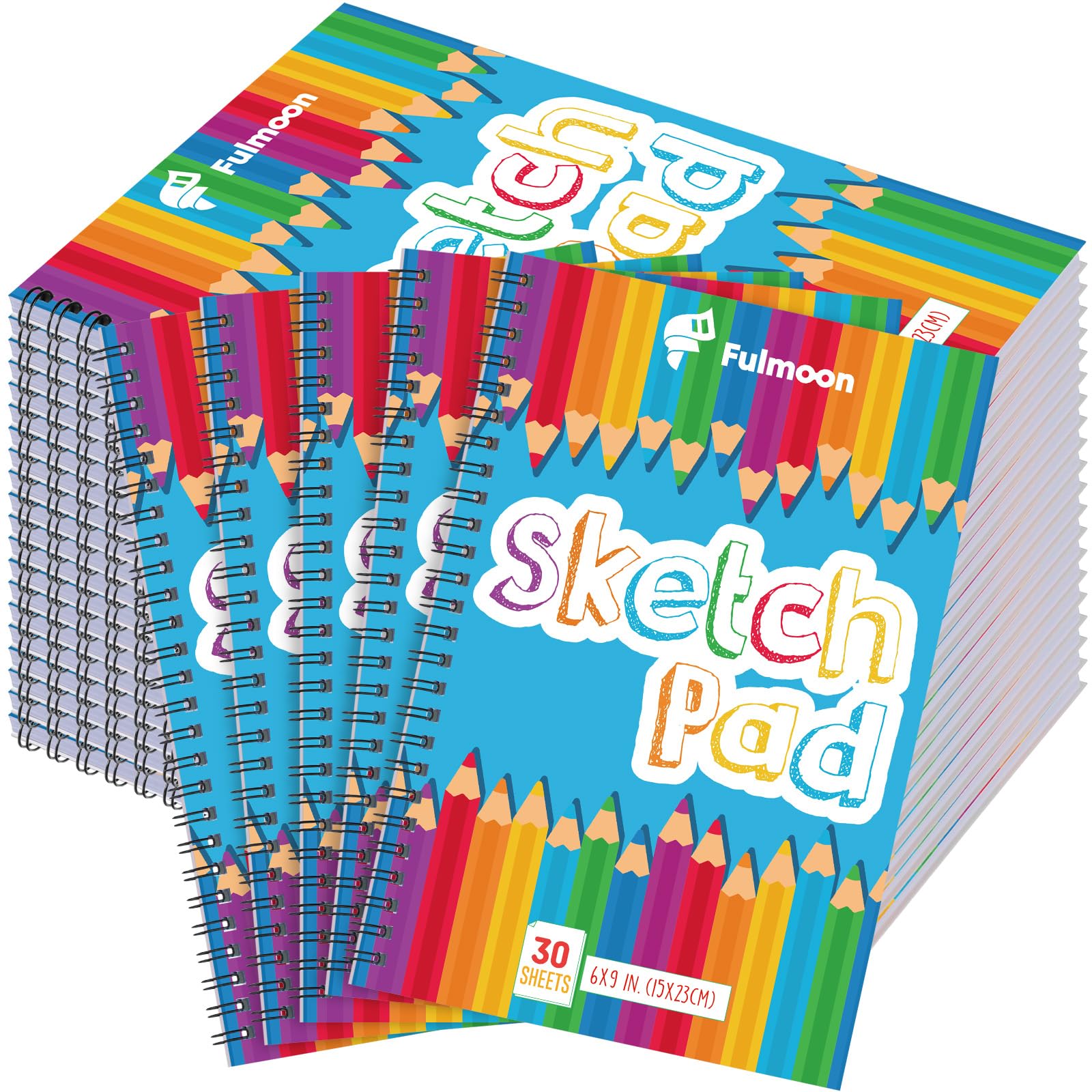 Amazon.com: Fulmoon 25 Pcs Operation Christmas Bulk Drawing Pad for ...