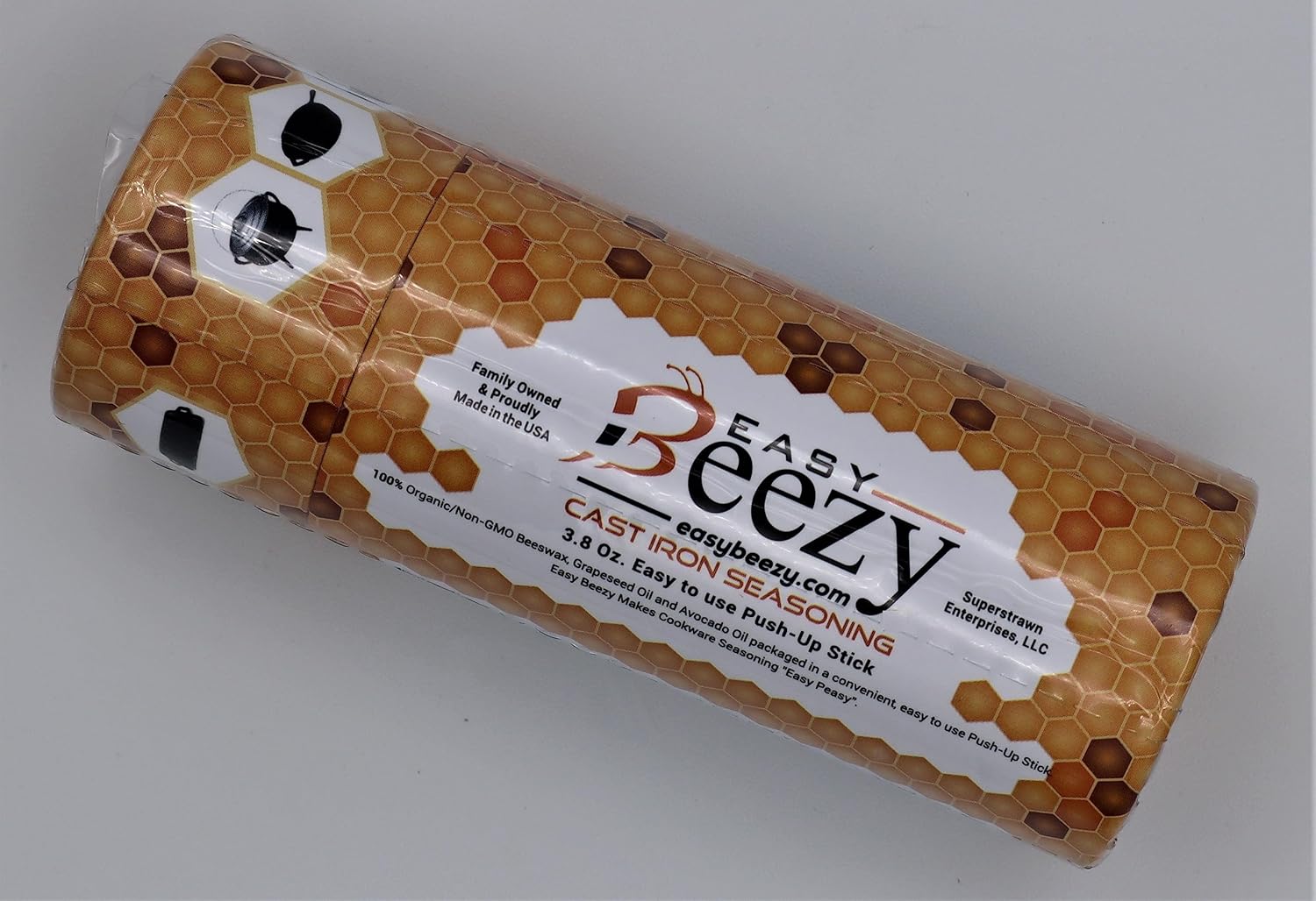 Amazon.com: Easy Beezy Cast Iron and Carbon steel Cookware Seasoning (3.8 Ounce) : Home & Kitchen