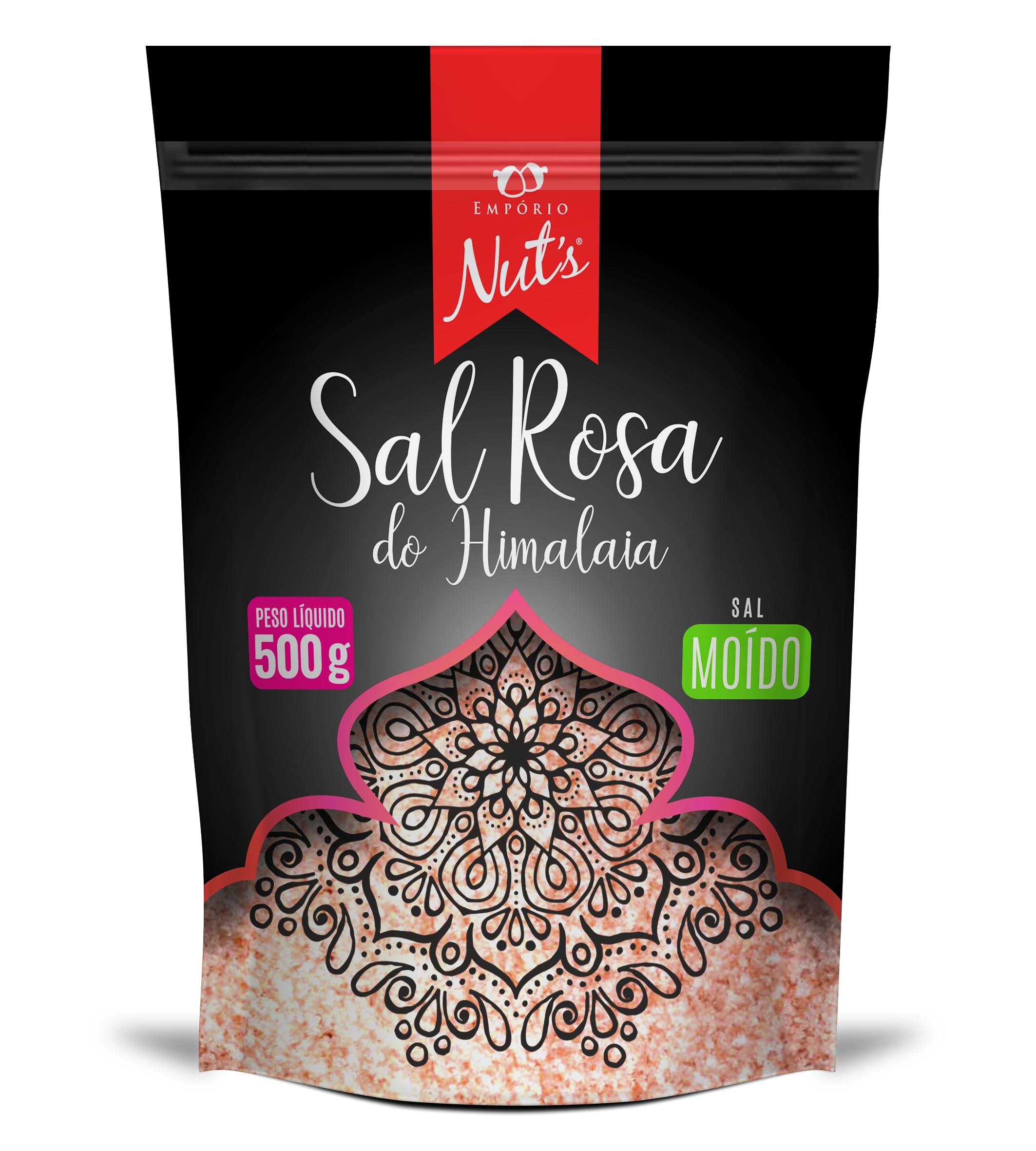 Sal Rosa do Himalaia Fino 500g - Empório Nut's : Amazon.com.br ...