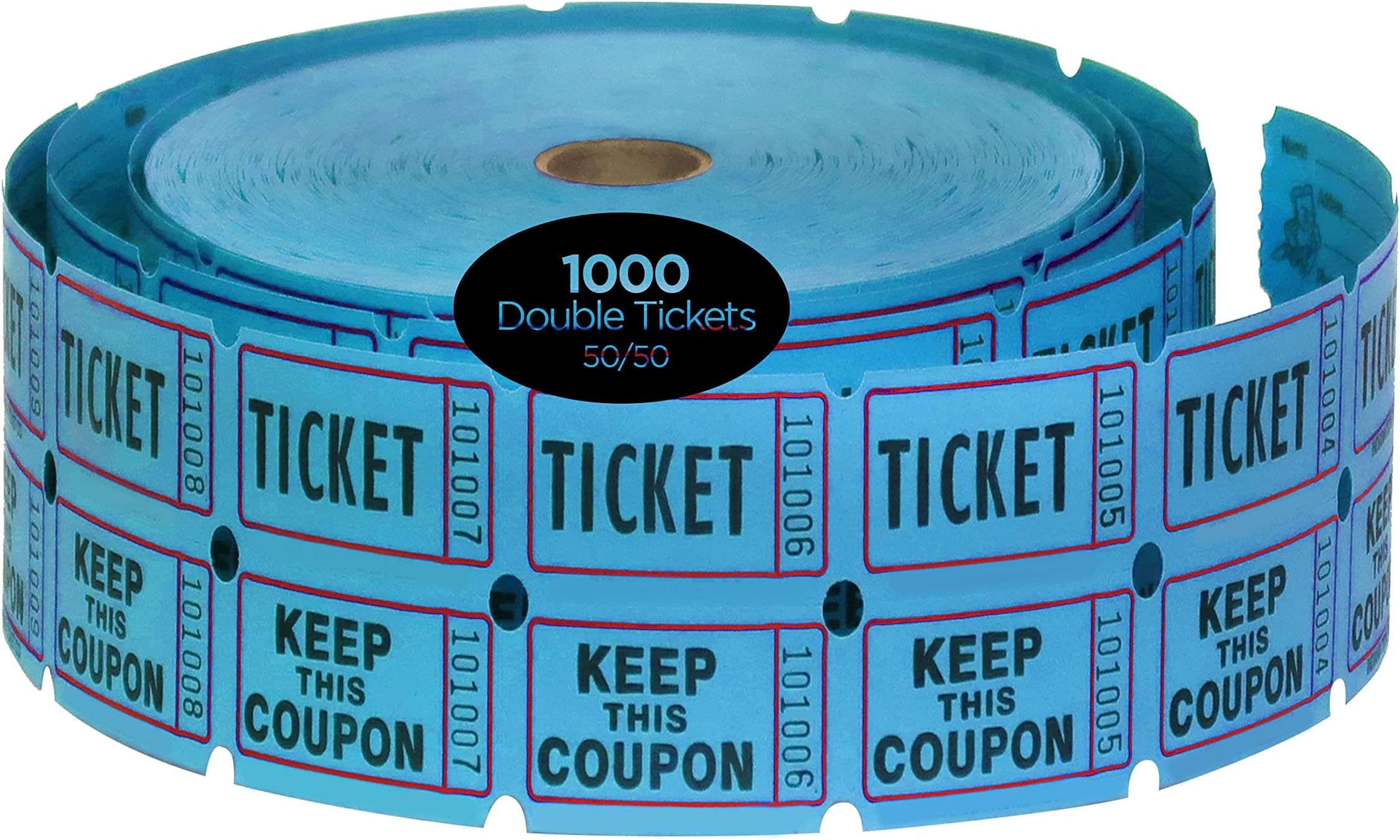 Amazon.com : Red Raffle Tickets : roll of 1000 : Office Products