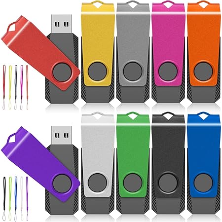 Amazon.com: USB Flash Drives 10 Pack 8GB Flash Drive - AGECASH A USB 2. ...