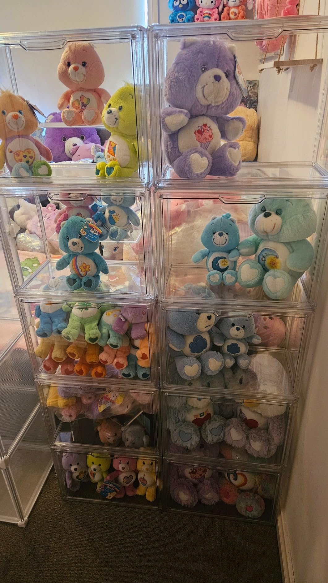 5Pack Purse Organizer for Closet,Clear Purse Storage Bins Bag Box with ...