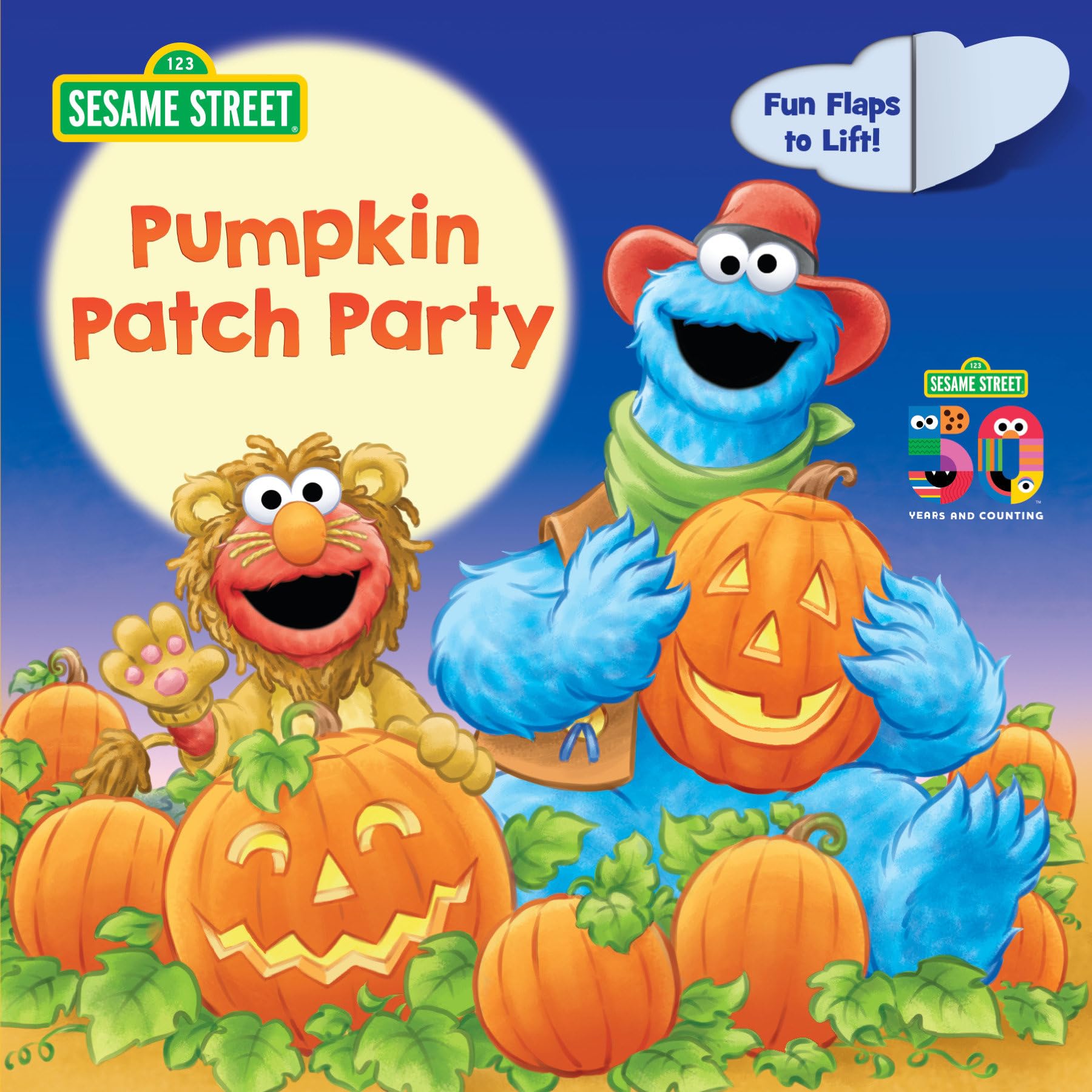 Pumpkin Patch Party (Sesame Street): A Lift-the-Flap Board Book: St ...