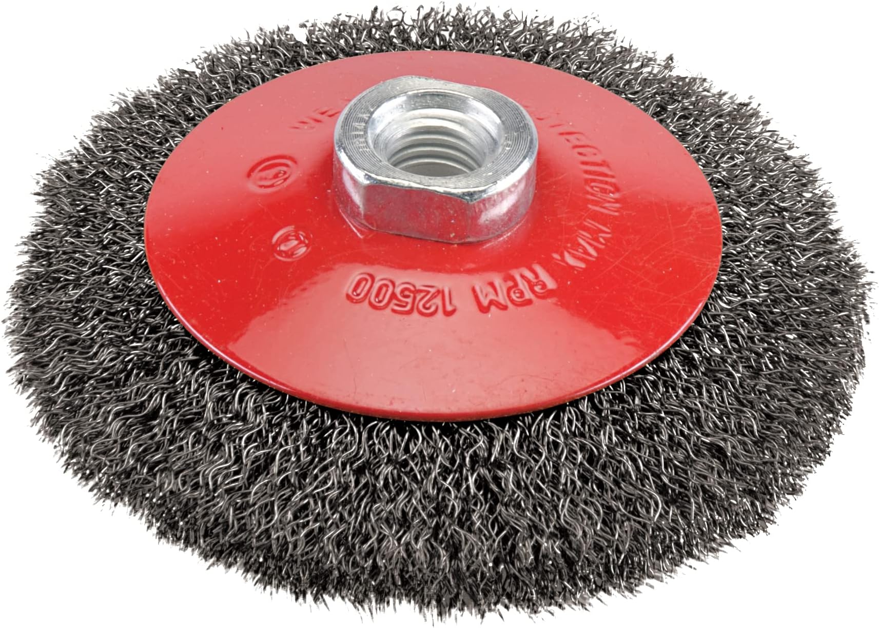 Silverline 763625 Steel Crimp Bevel Brush 115 mm : Amazon.co.uk: DIY ...