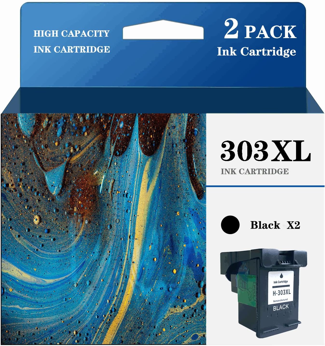 303XL Ink Cartridges Compatible for HP Envy Photo 6220 6222 6230 6232 ...