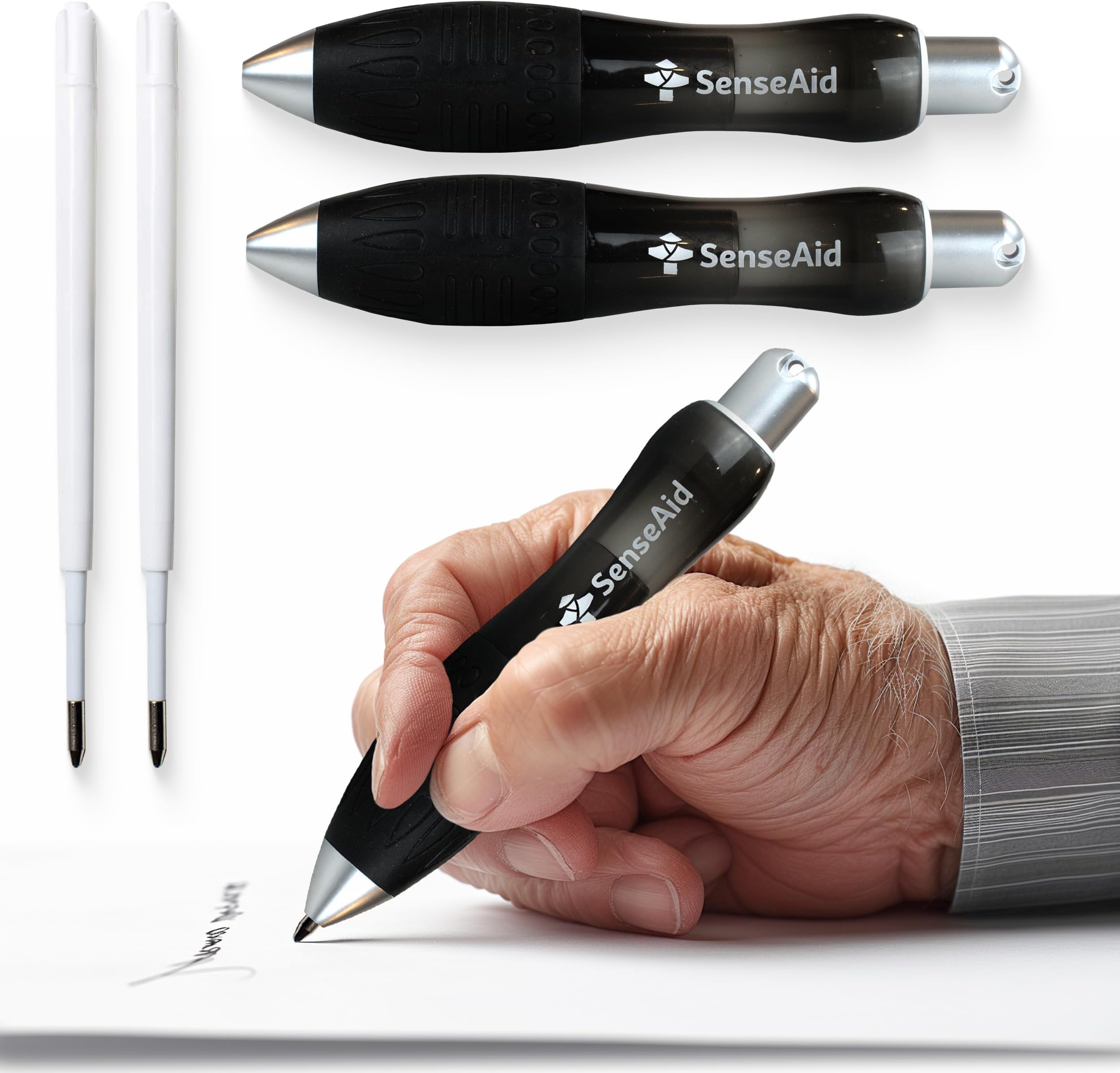 Amazon.com : Fat Heavy Weighted Pens | Set of Two Super Big Pens ...