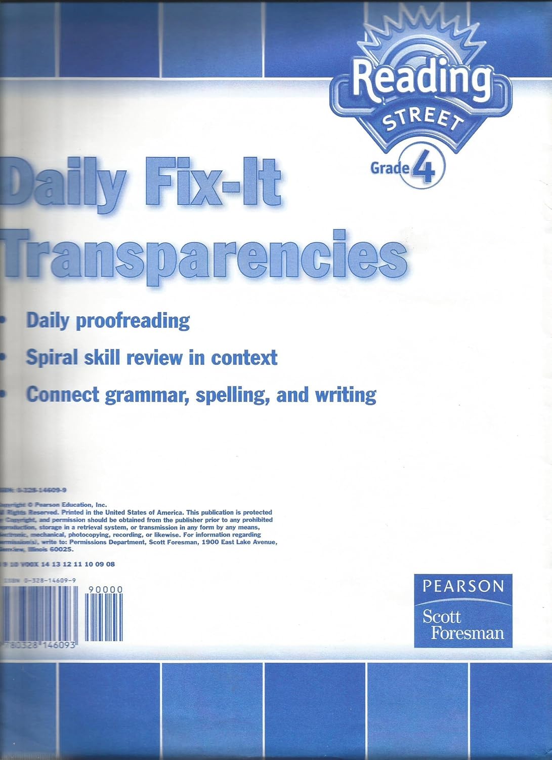 Daily Fix- It Transparencies (Reading Street, Grade 4): unknown author ...