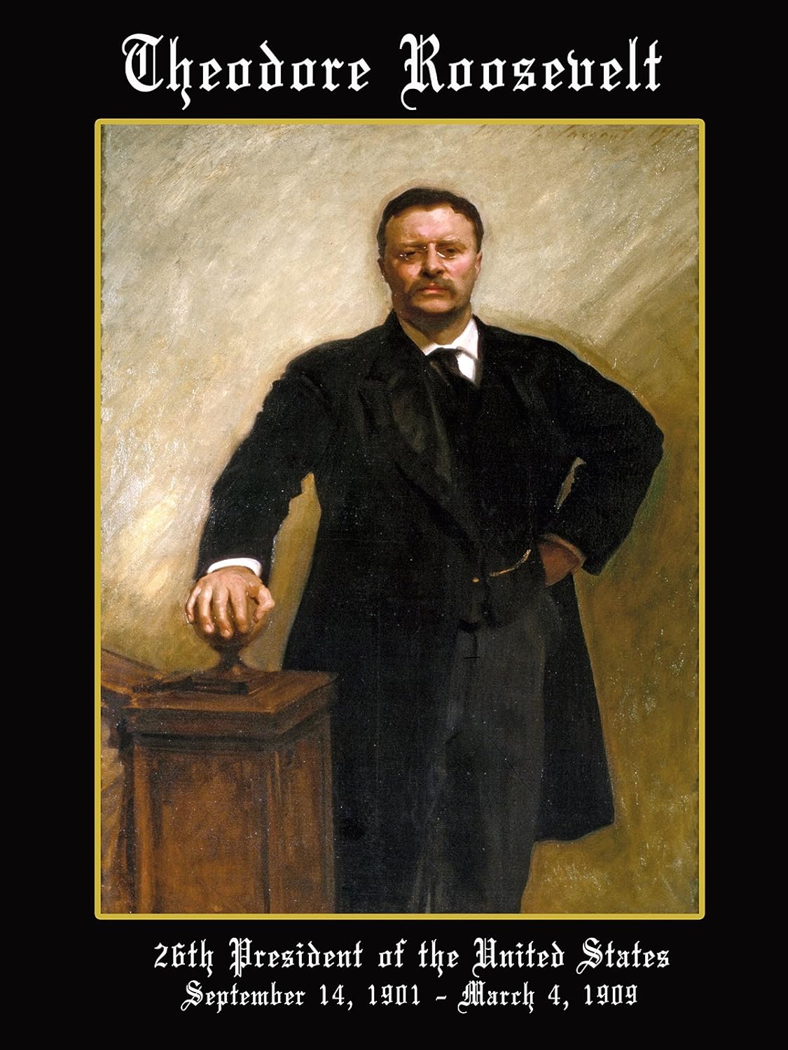 Amazon.com: Theodore Roosevelt Poster Teddy Roosevelt Portrait 18x24 ...