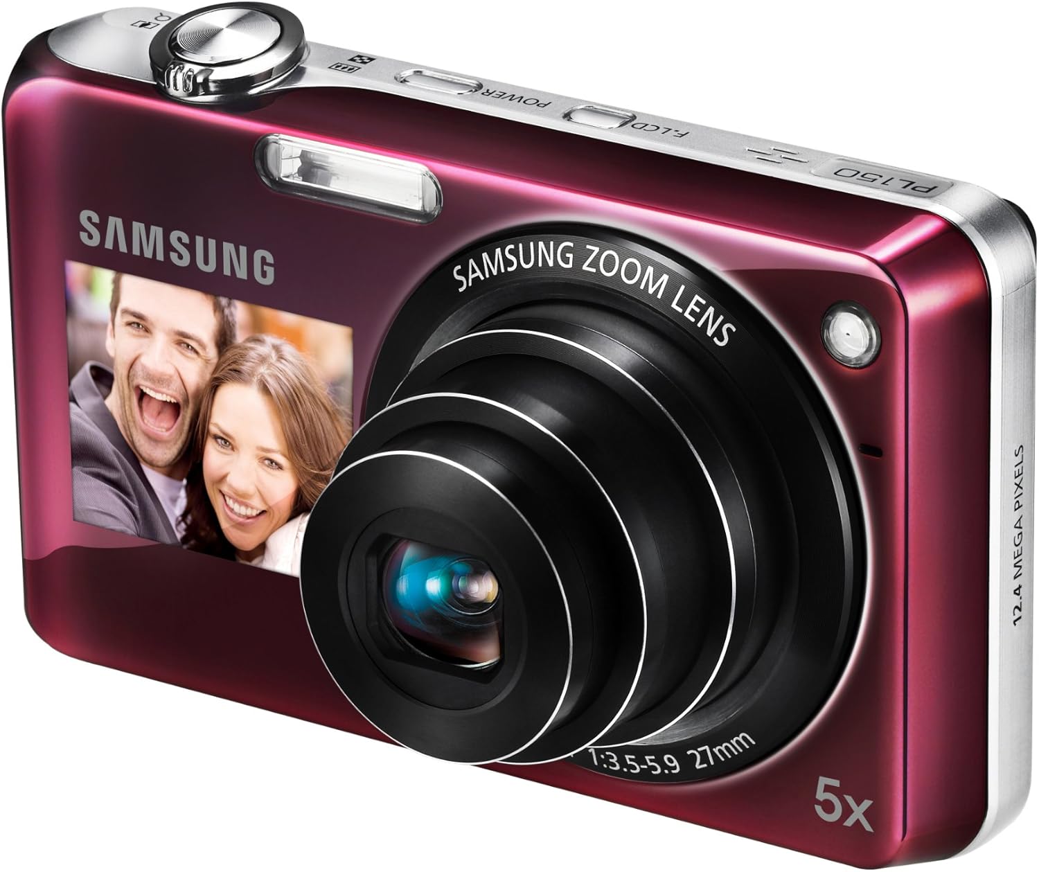 'Samsung PL PL150 Kamera Compact 12,4 MP 1/2.33 CCD 4000 x 3000pixels Rosa – Digitalkameras (12 ...